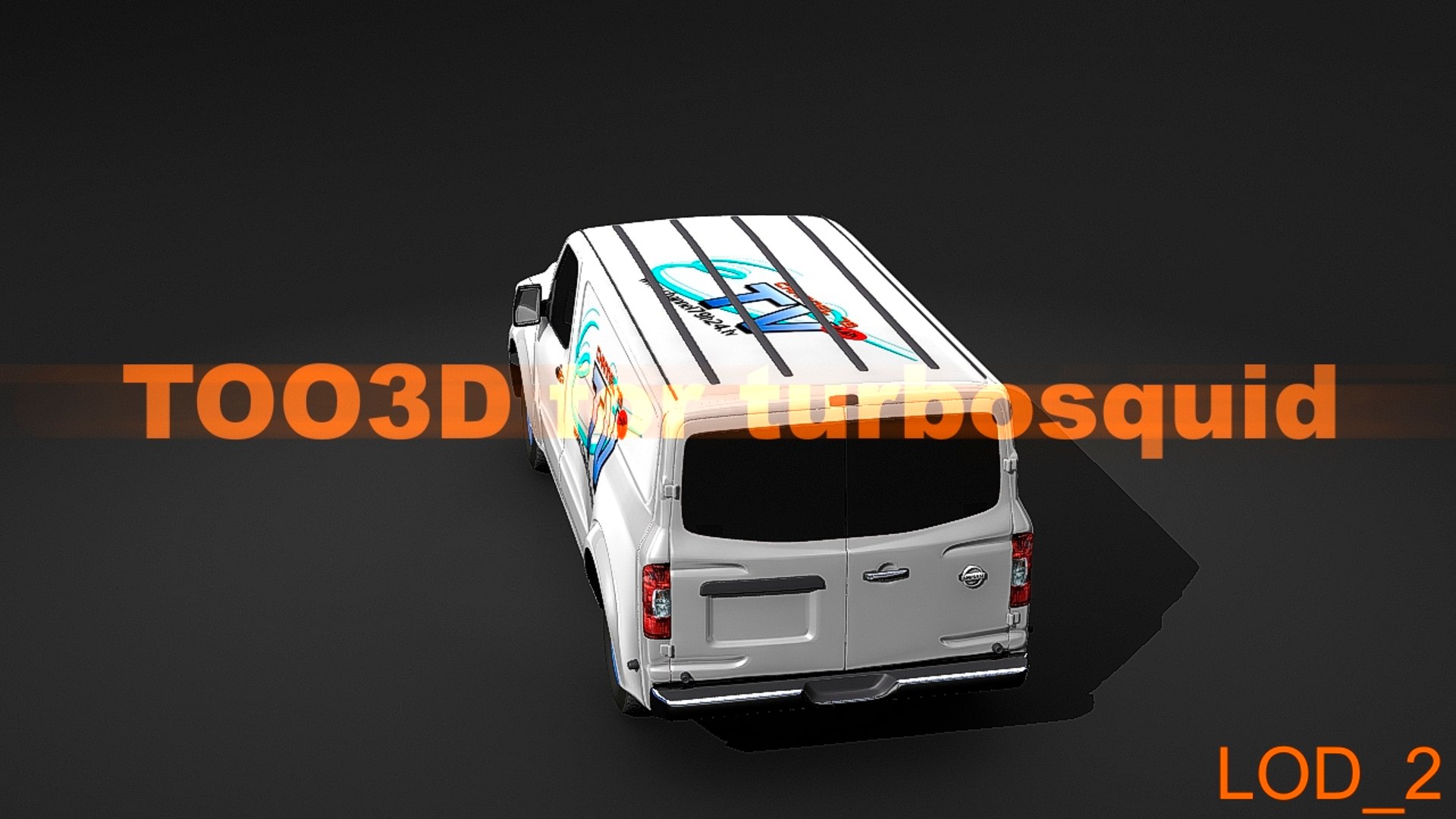 3d Model Nissan Nv