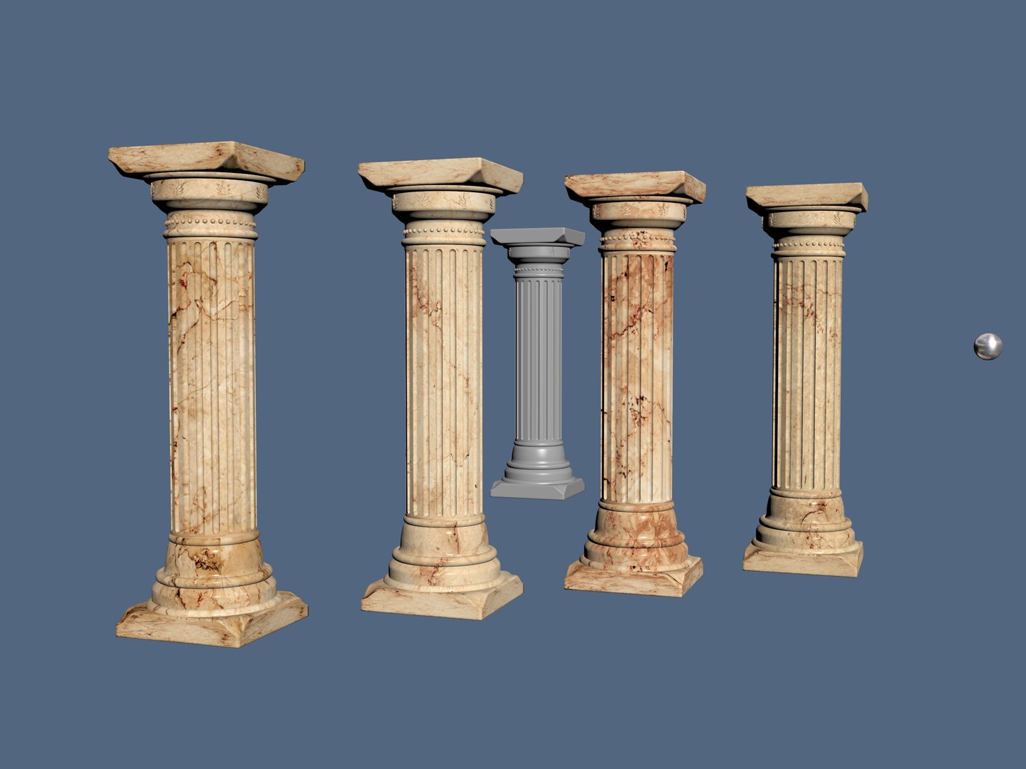 3D Greek Doric Column Physics Animation Test Model - TurboSquid 2333819