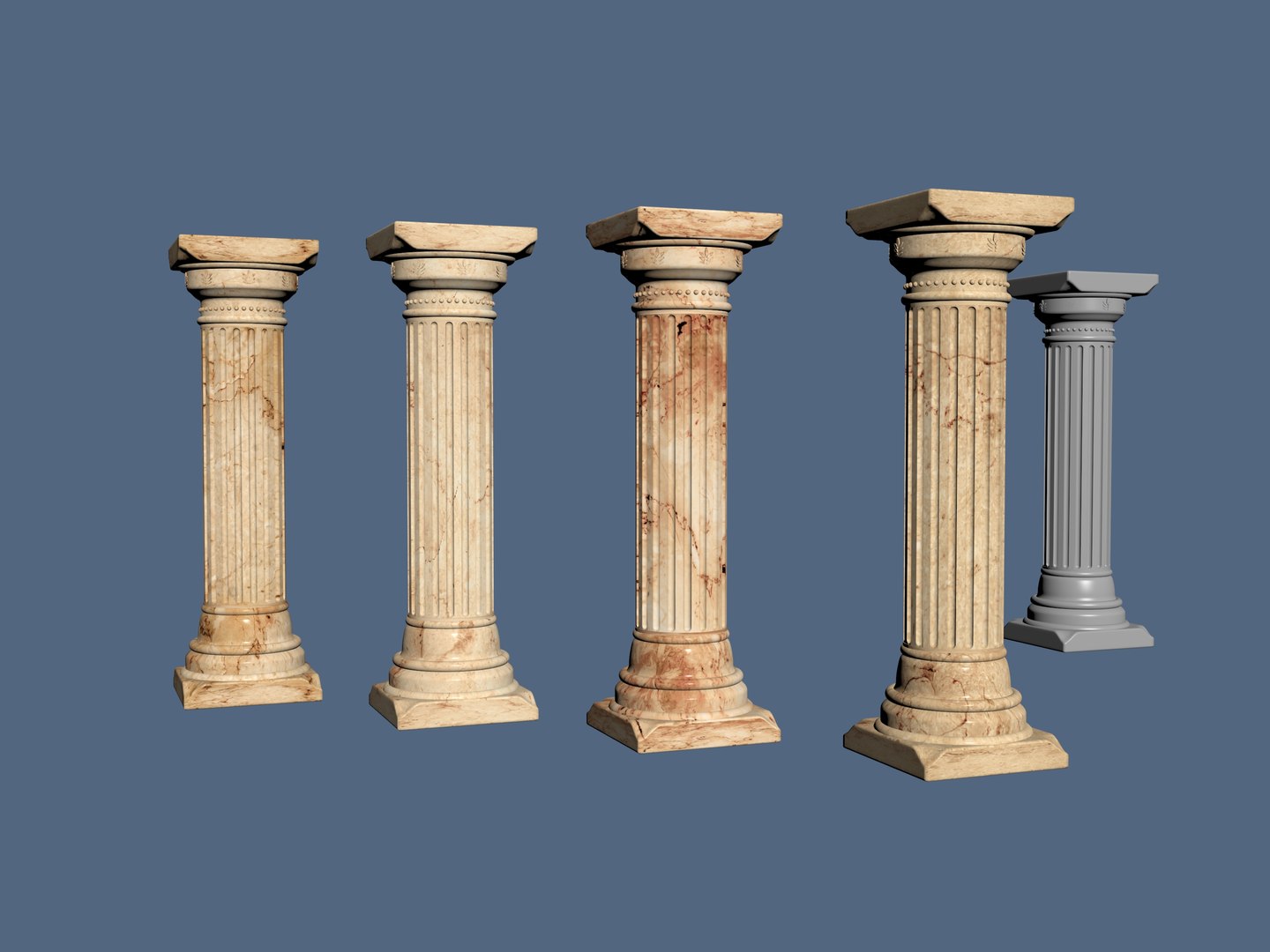 3D Greek Doric Column Physics Animation Test Model - TurboSquid 2333819