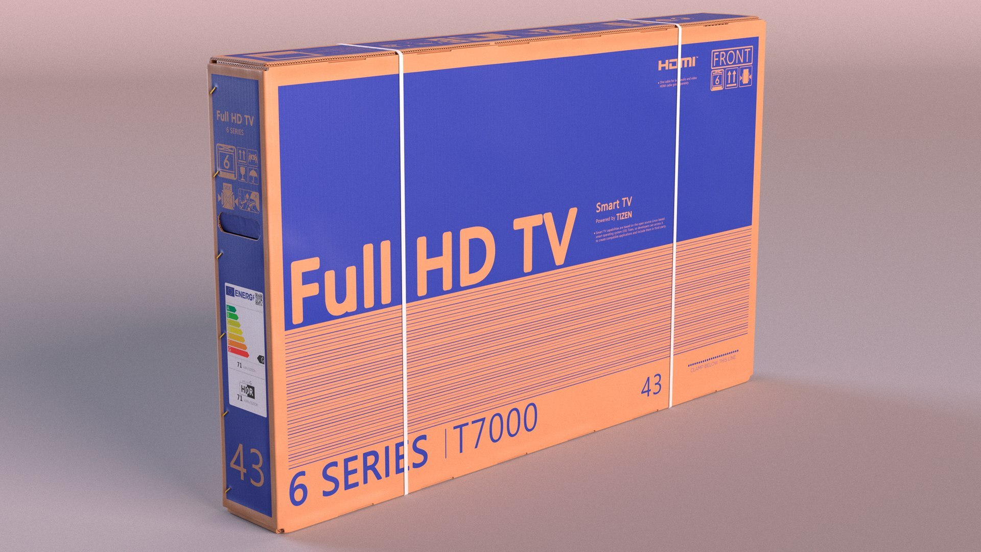 3D model TV Packaging Carton Boxes Collection - TurboSquid 2142716