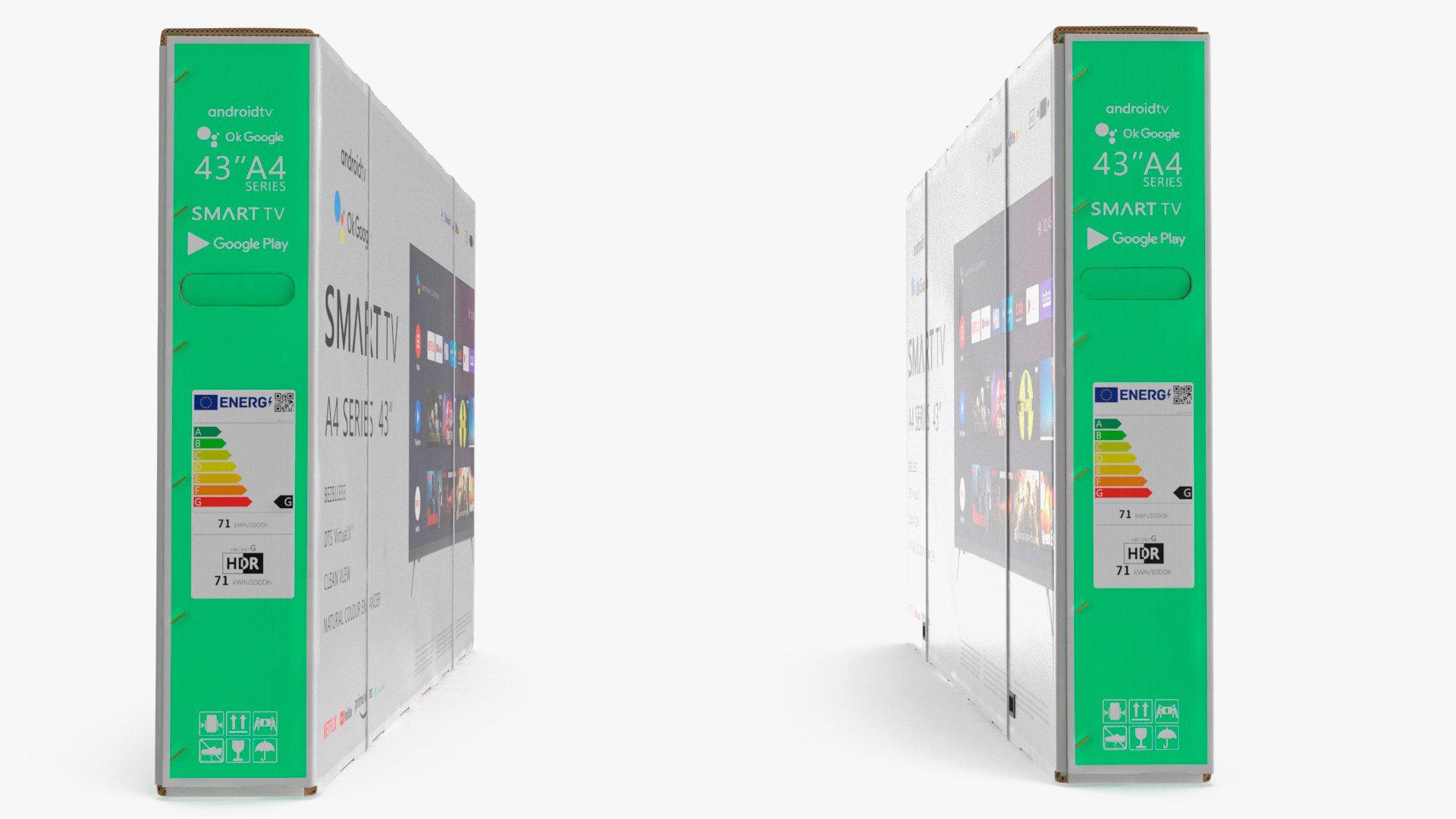 3D model TV Packaging Carton Boxes Collection - TurboSquid 2142716