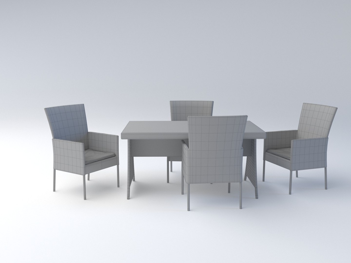 3D rotang chair table - TurboSquid 1249113