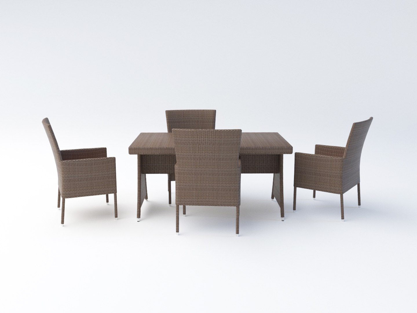 3D rotang chair table - TurboSquid 1249113