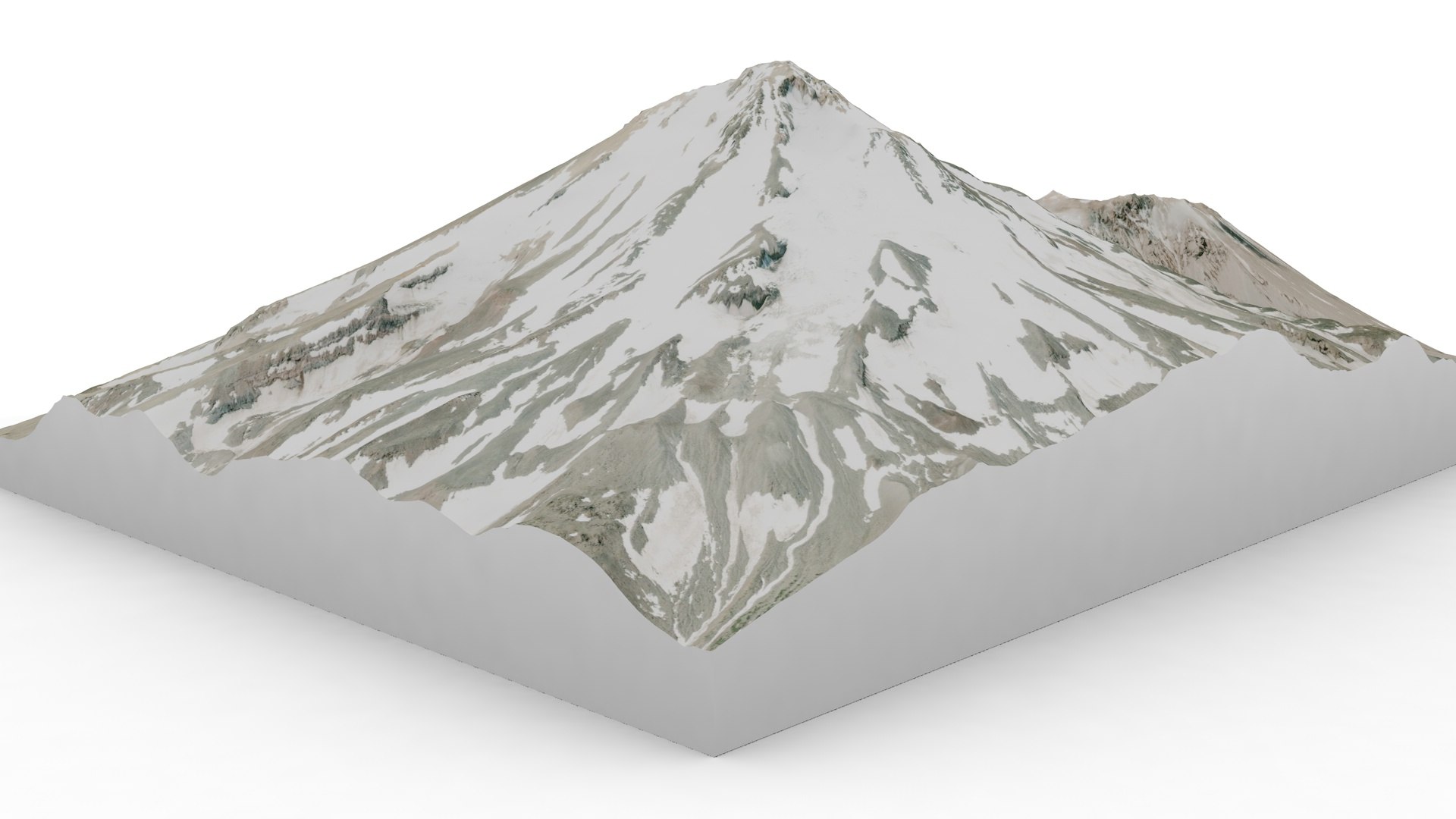 Mount Shasta 3D model - TurboSquid 2017728