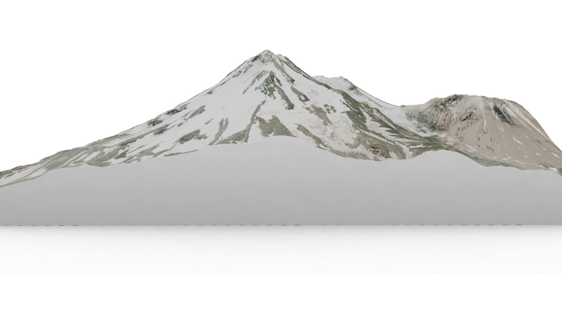 Mount Shasta 3D model - TurboSquid 2017728