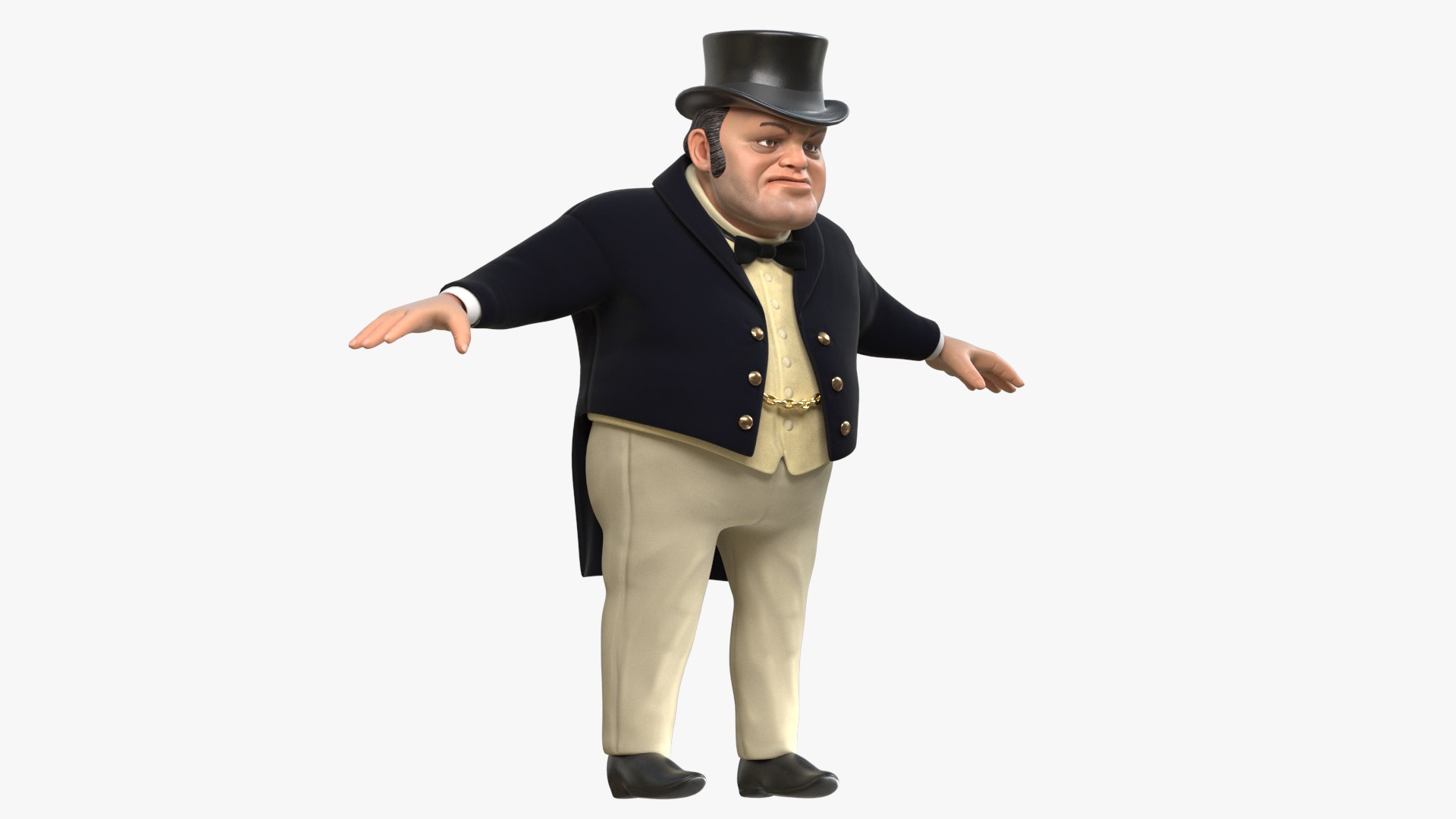 3D Cartoon Boss - TurboSquid 1909387