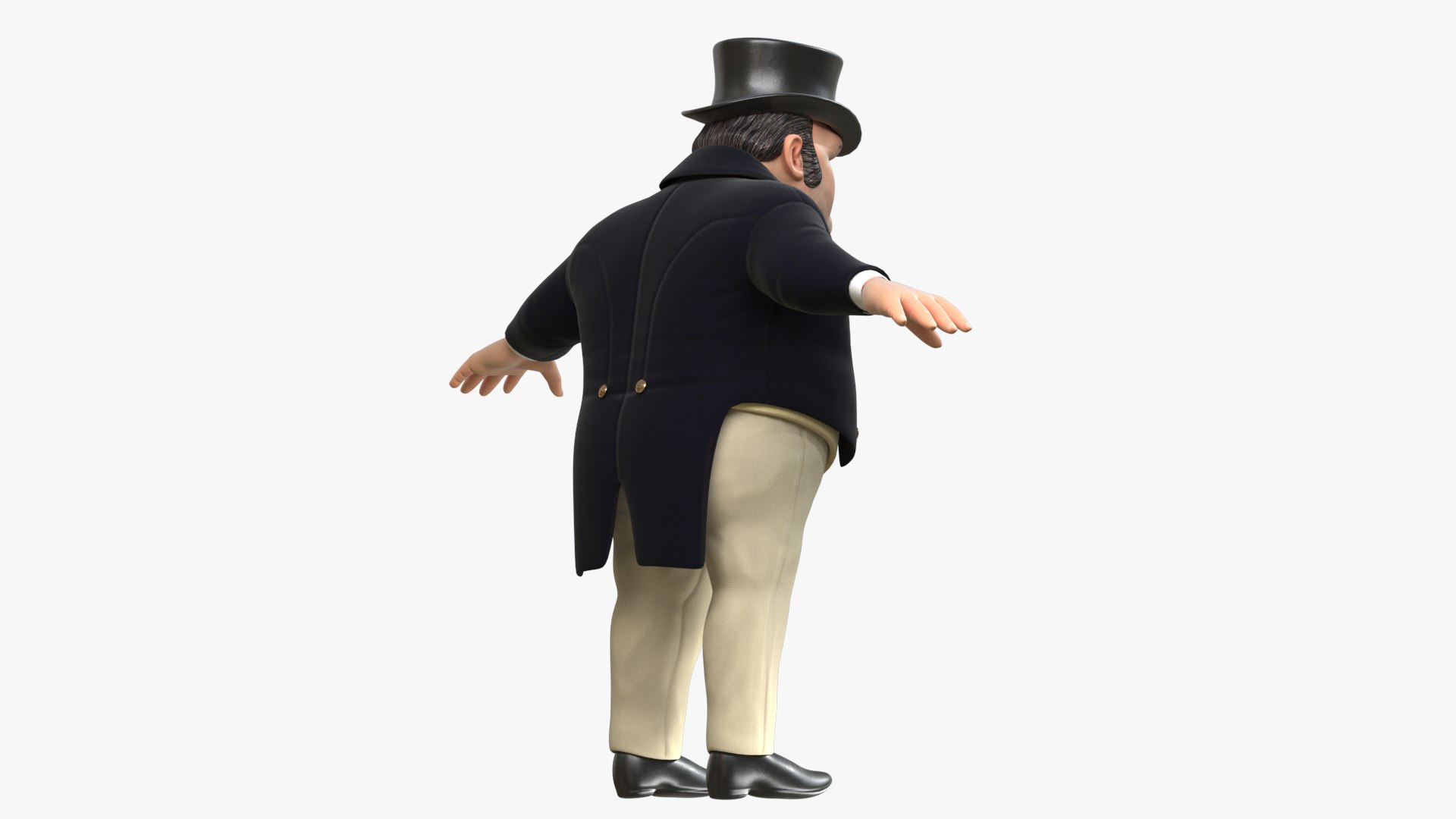 3D Cartoon Boss - TurboSquid 1909387