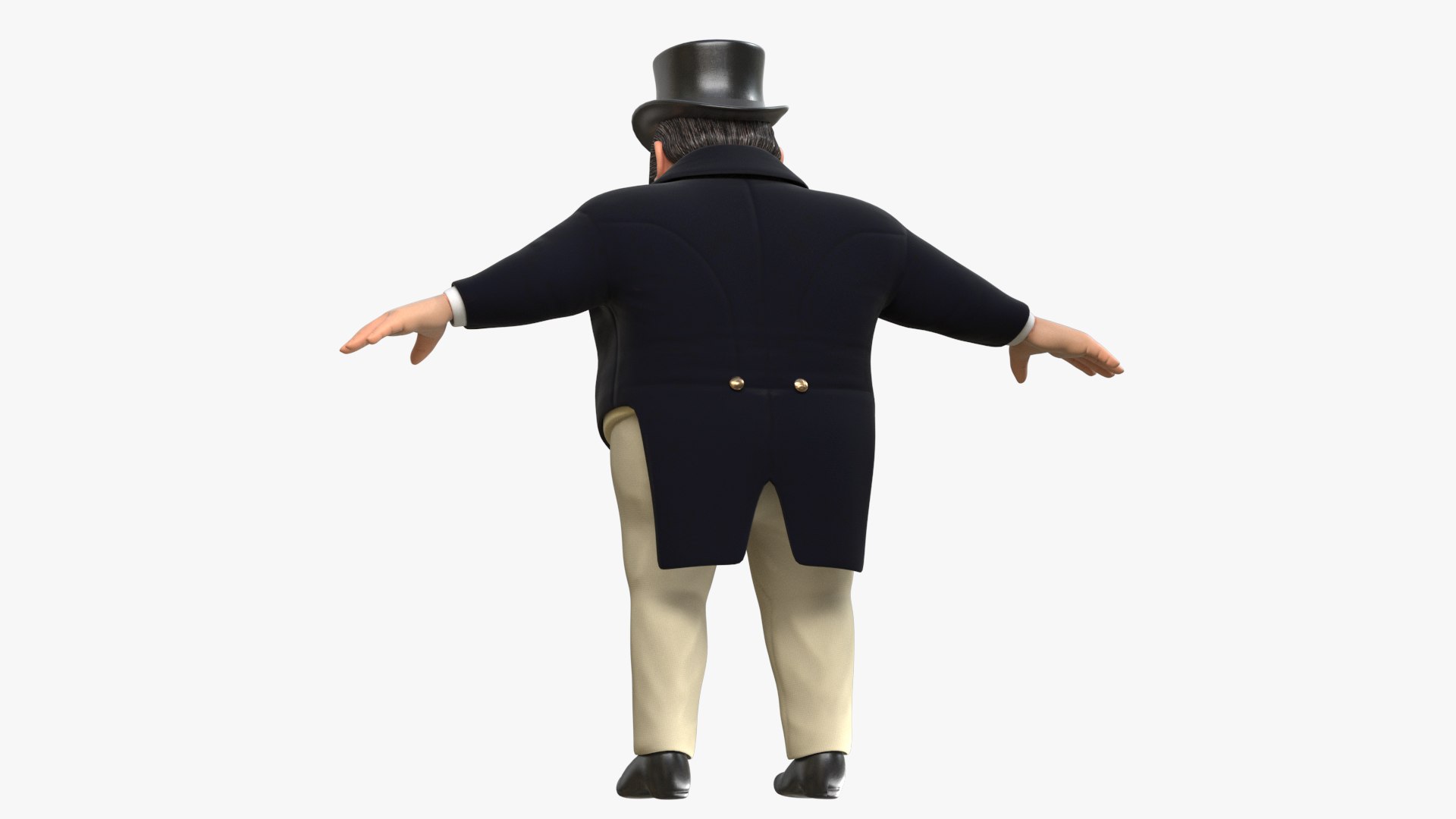 3D Cartoon Boss - TurboSquid 1909387