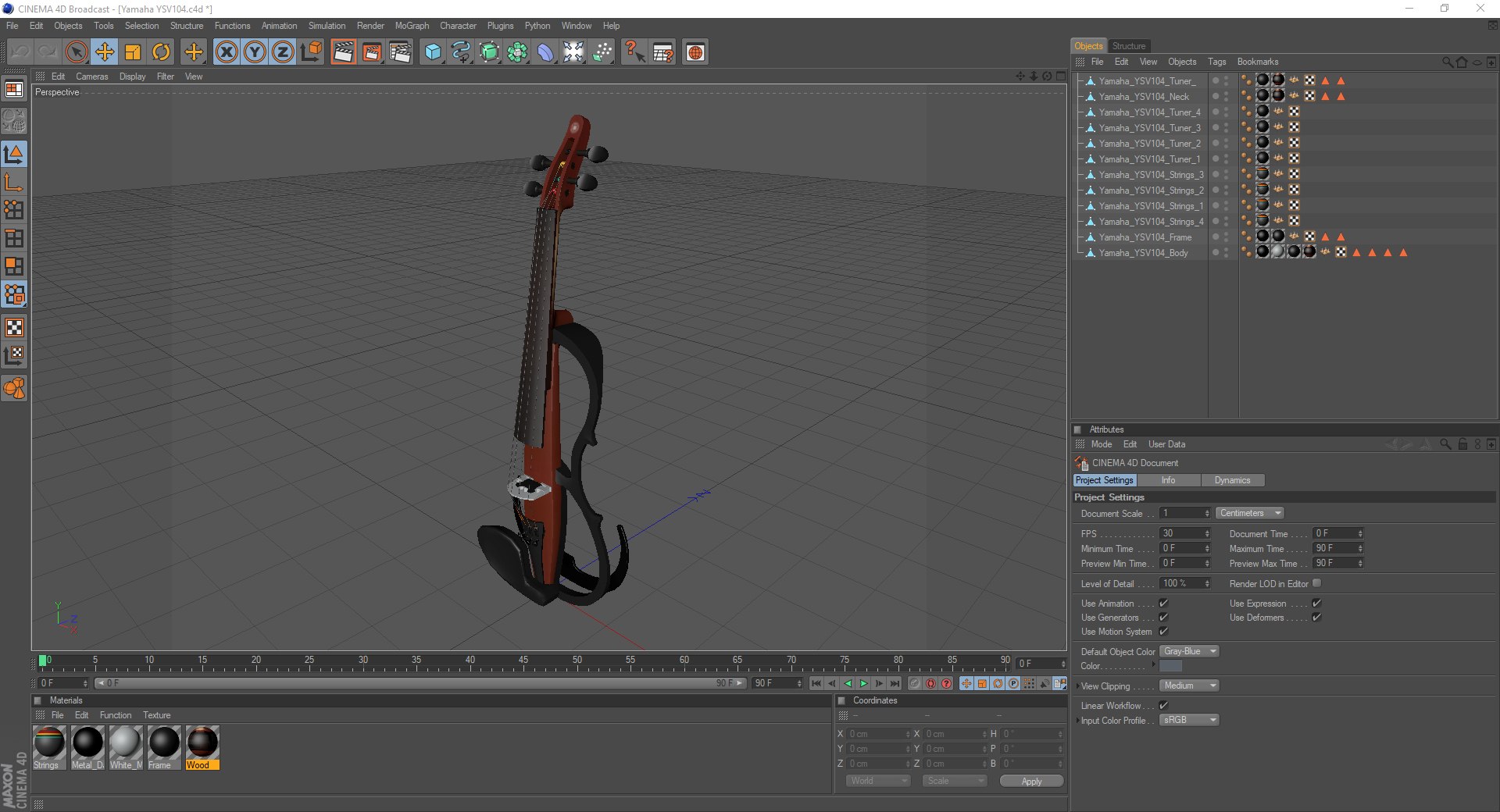 String 3D model - TurboSquid 1463293