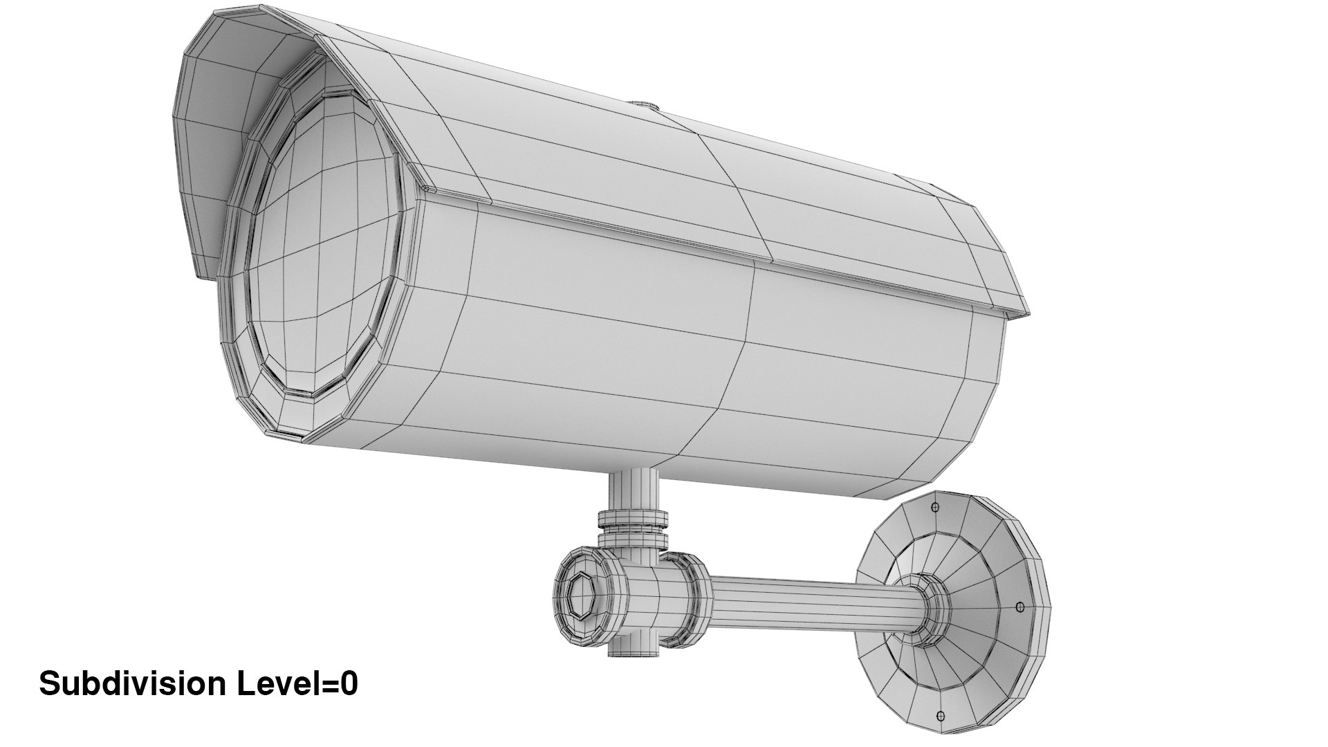 Outdoor Security Camera 3D Model - TurboSquid 1493413