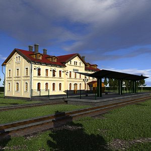 3D Railway Station Models - Browse & Download Formats - TurboSquid