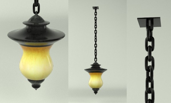 3D model ceiling lamp chain - TurboSquid 1519333