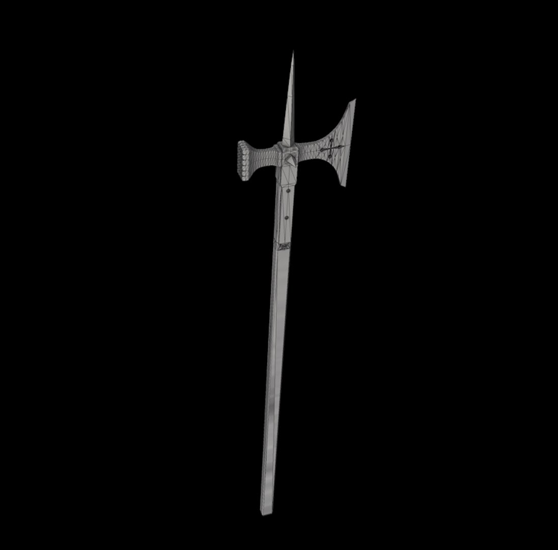 3D Halberd Weapon Model - TurboSquid 1561648