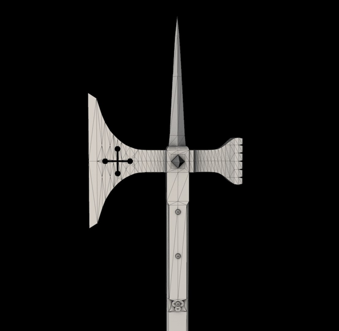 3D Halberd Weapon Model - TurboSquid 1561648