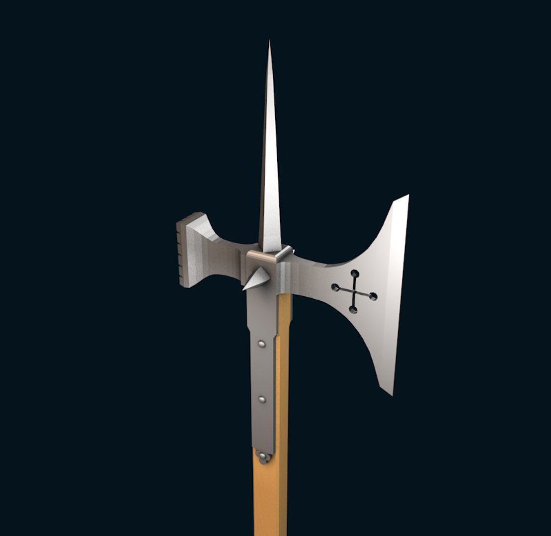 3D Halberd Weapon Model - TurboSquid 1561648