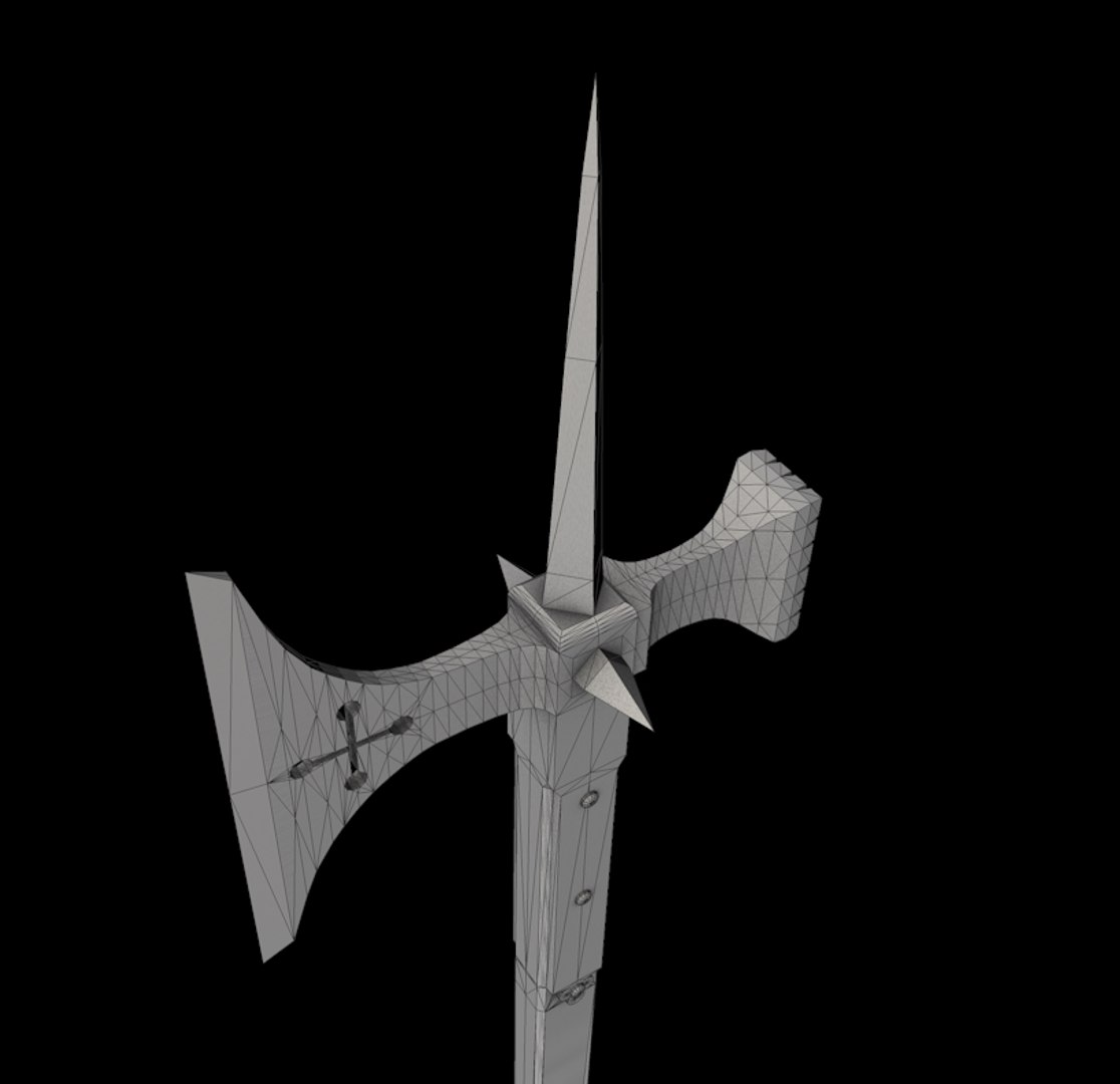 3D Halberd Weapon Model - TurboSquid 1561648
