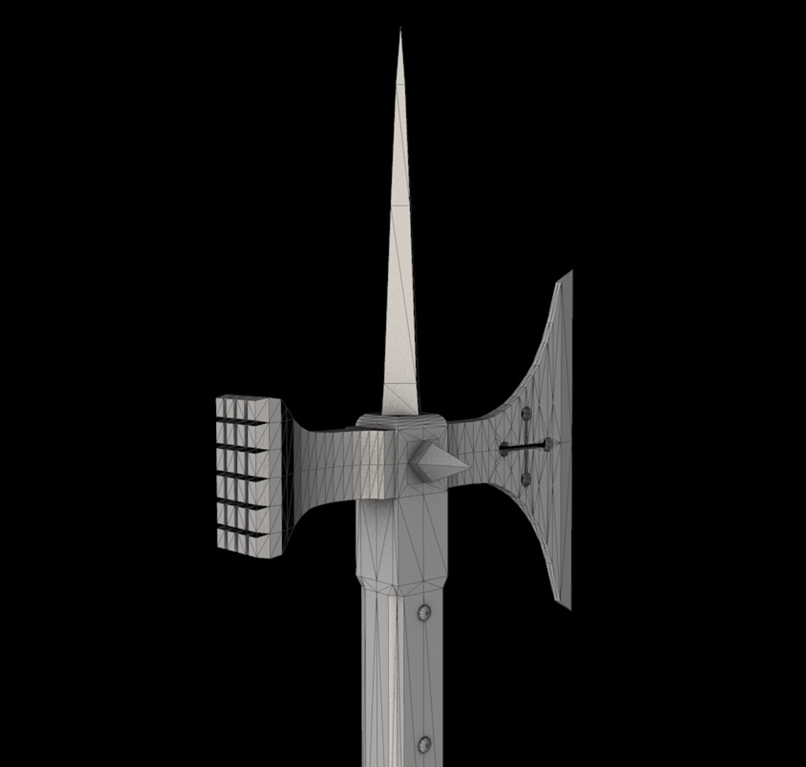 3D Halberd Weapon Model - TurboSquid 1561648