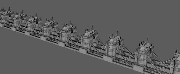 3D Old Tunnel Towers - TurboSquid 1743064