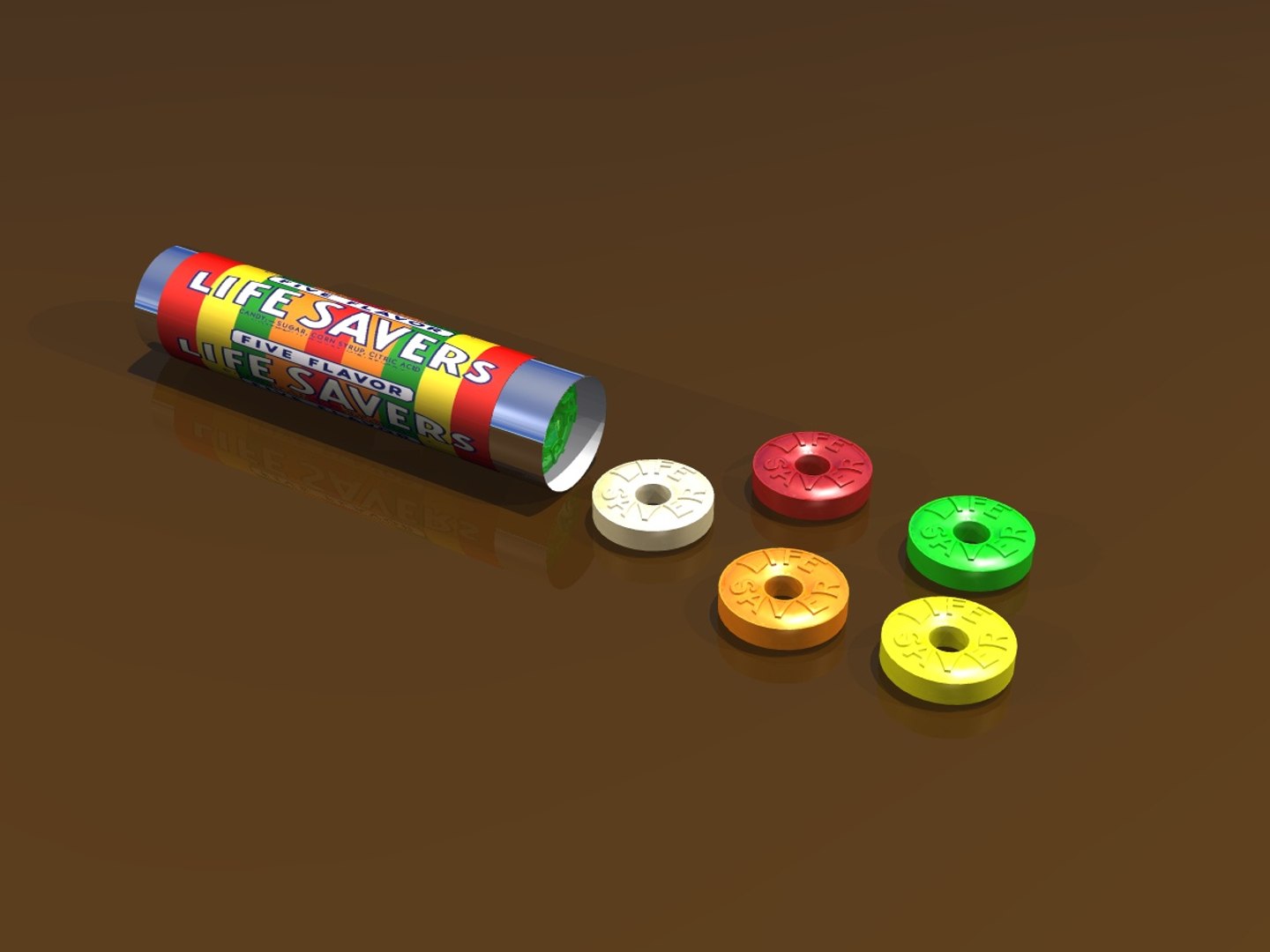 3d Lifesavers Candy