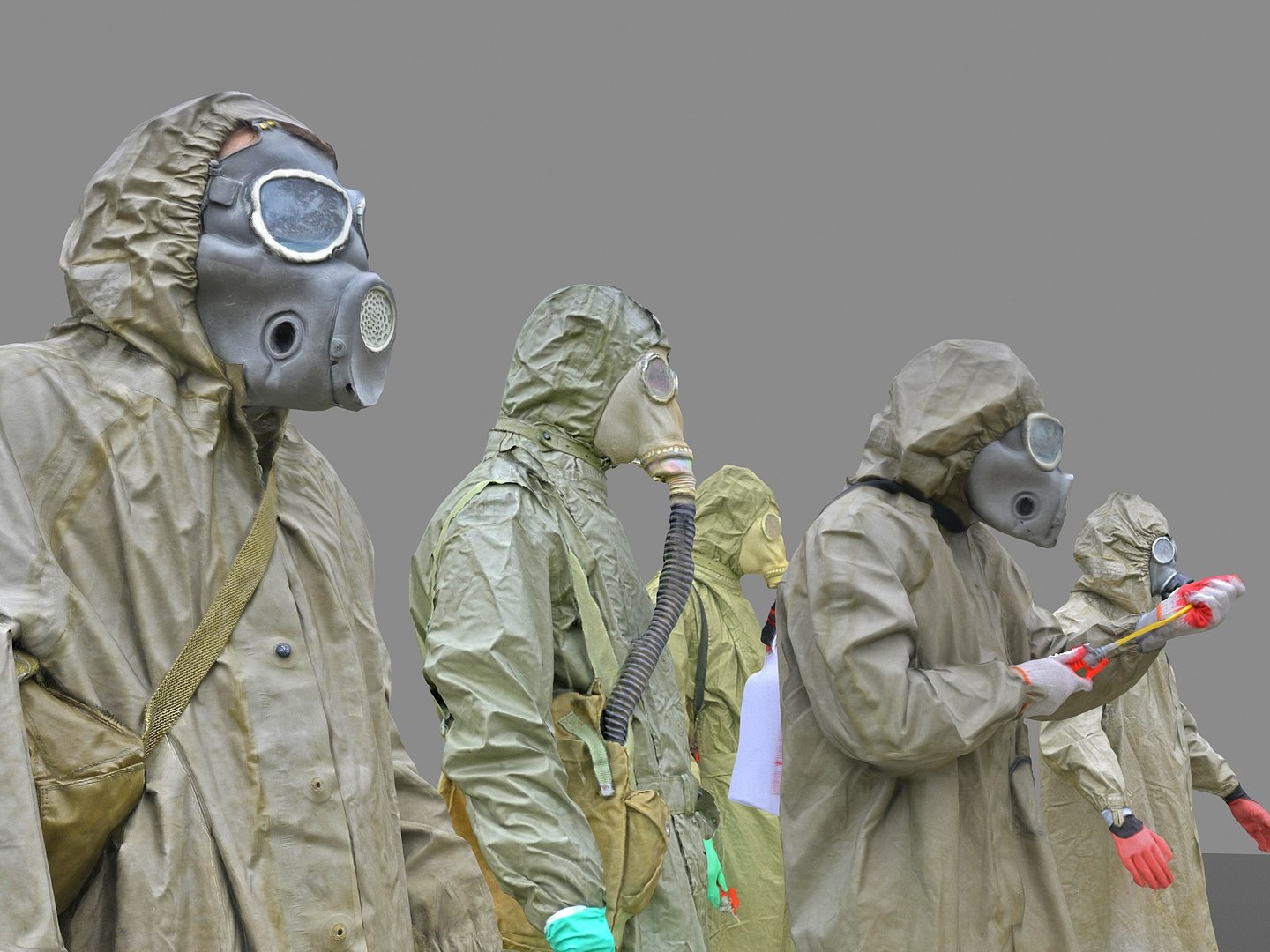 Dead chemical attack pack 3D model - TurboSquid 1520617