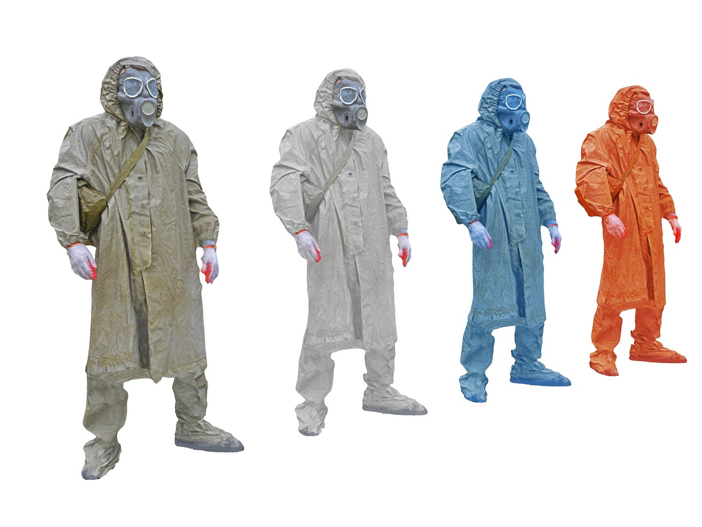 Dead chemical attack pack 3D model - TurboSquid 1520617