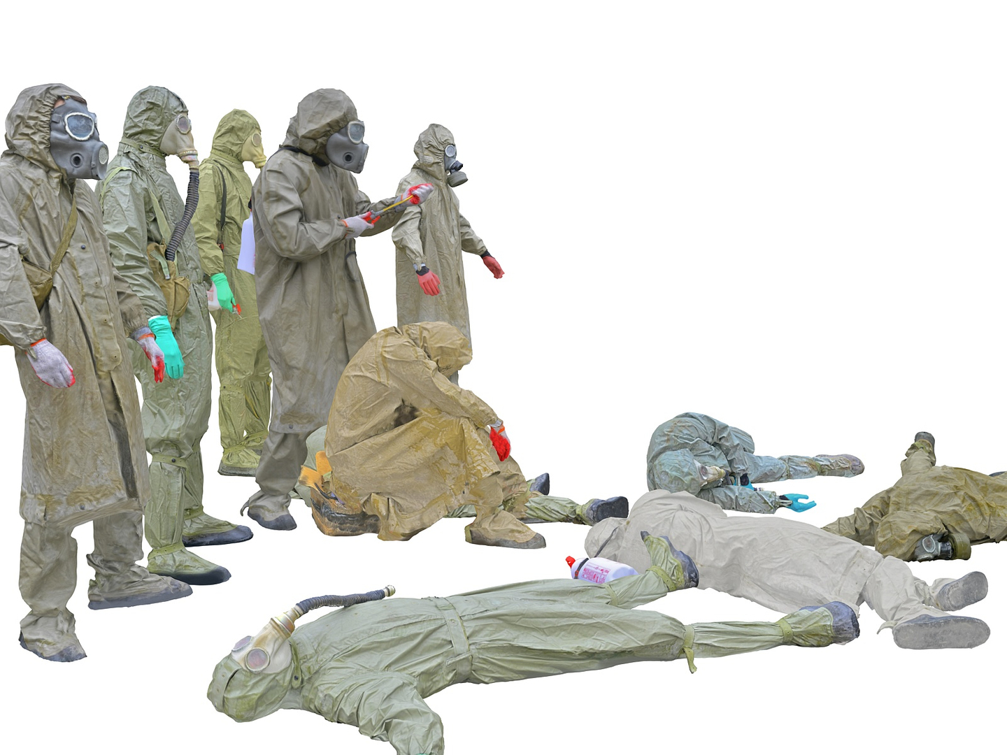 Dead chemical attack pack 3D model - TurboSquid 1520617