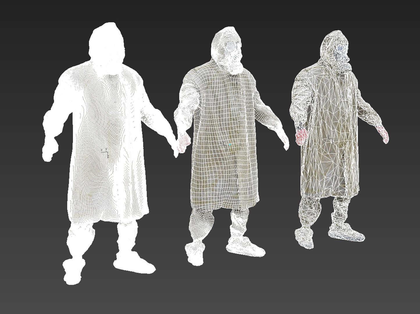 Dead chemical attack pack 3D model - TurboSquid 1520617