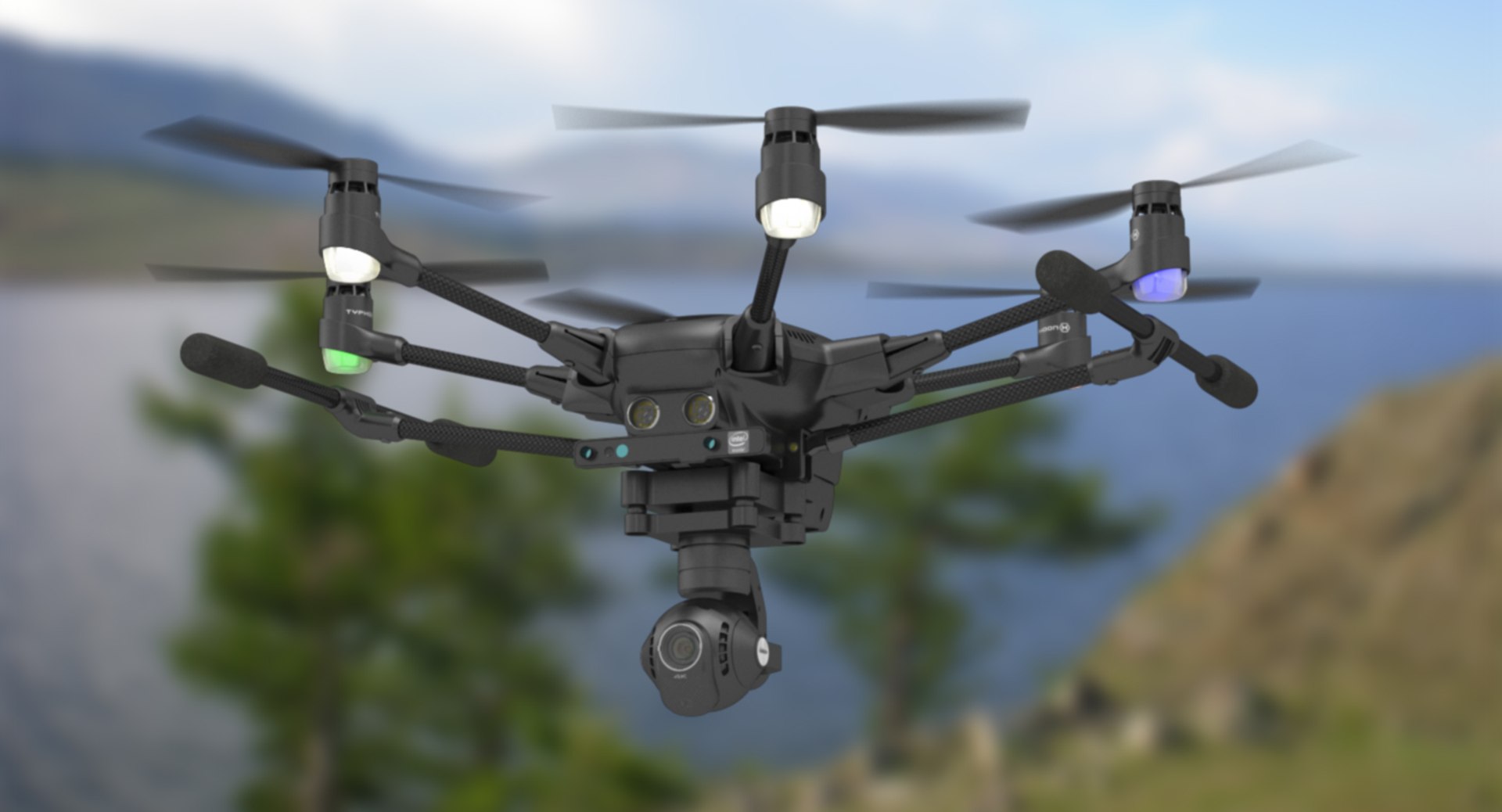 3D Hexacopter Yuneec Typhoon H - TurboSquid 1195887