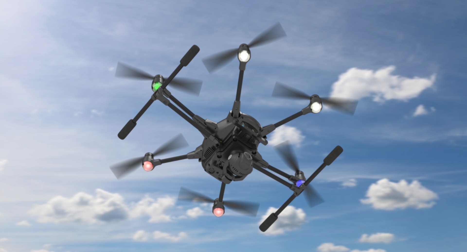 3D Hexacopter Yuneec Typhoon H - TurboSquid 1195887