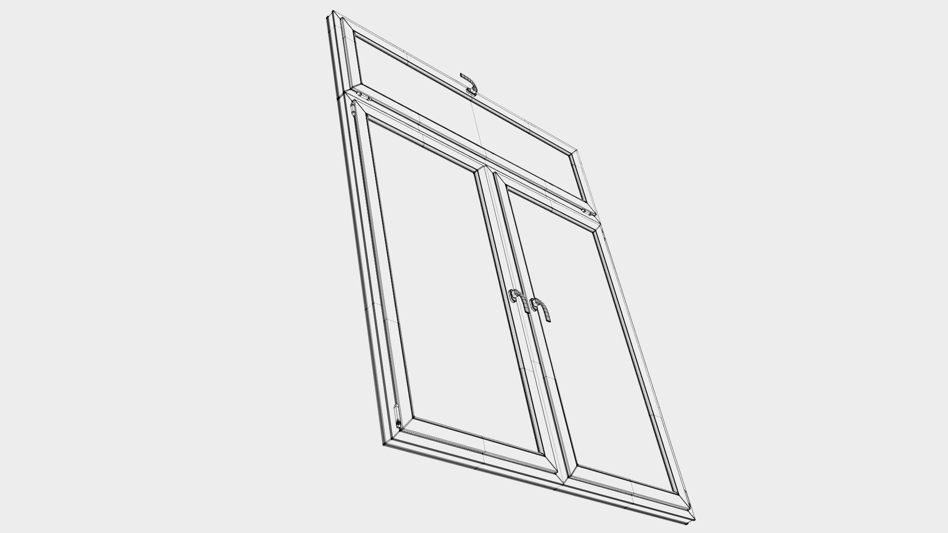 PVC Window 3D Model 4 Model - TurboSquid 1804127