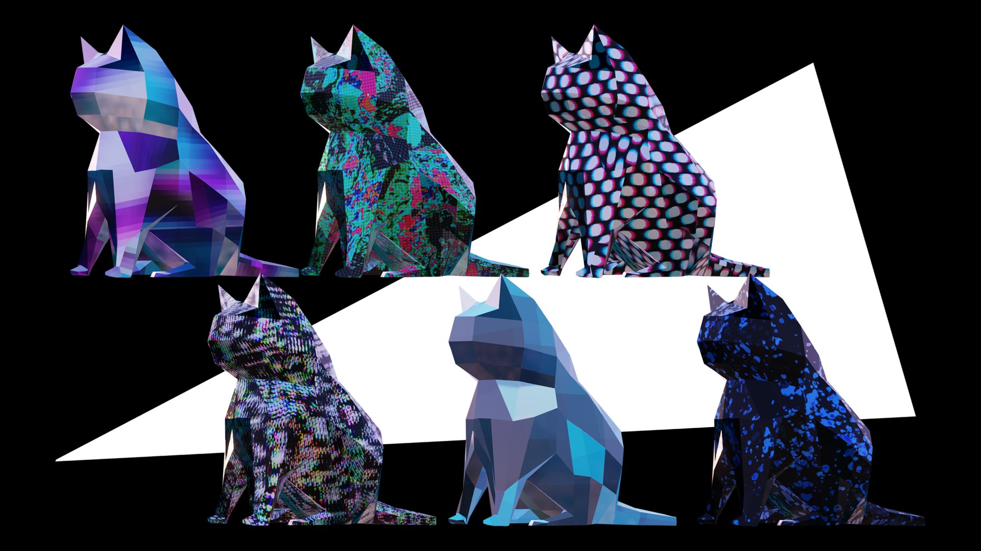 3D CYBER CAT MODEL WITH 6 TEXTURES Model - TurboSquid 1758798