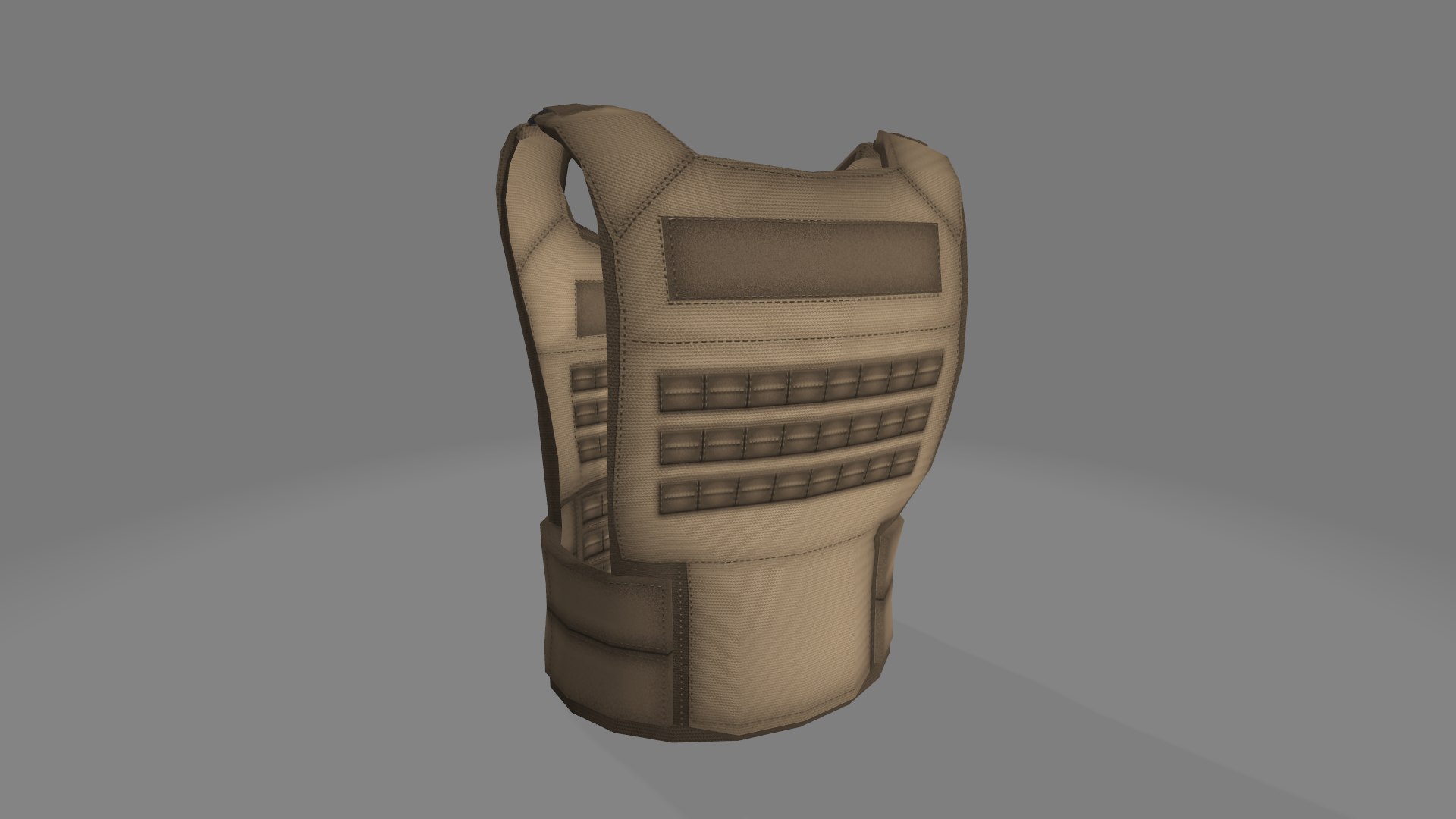 Optimized Desert Kevlar Vest 3D - TurboSquid 1703585