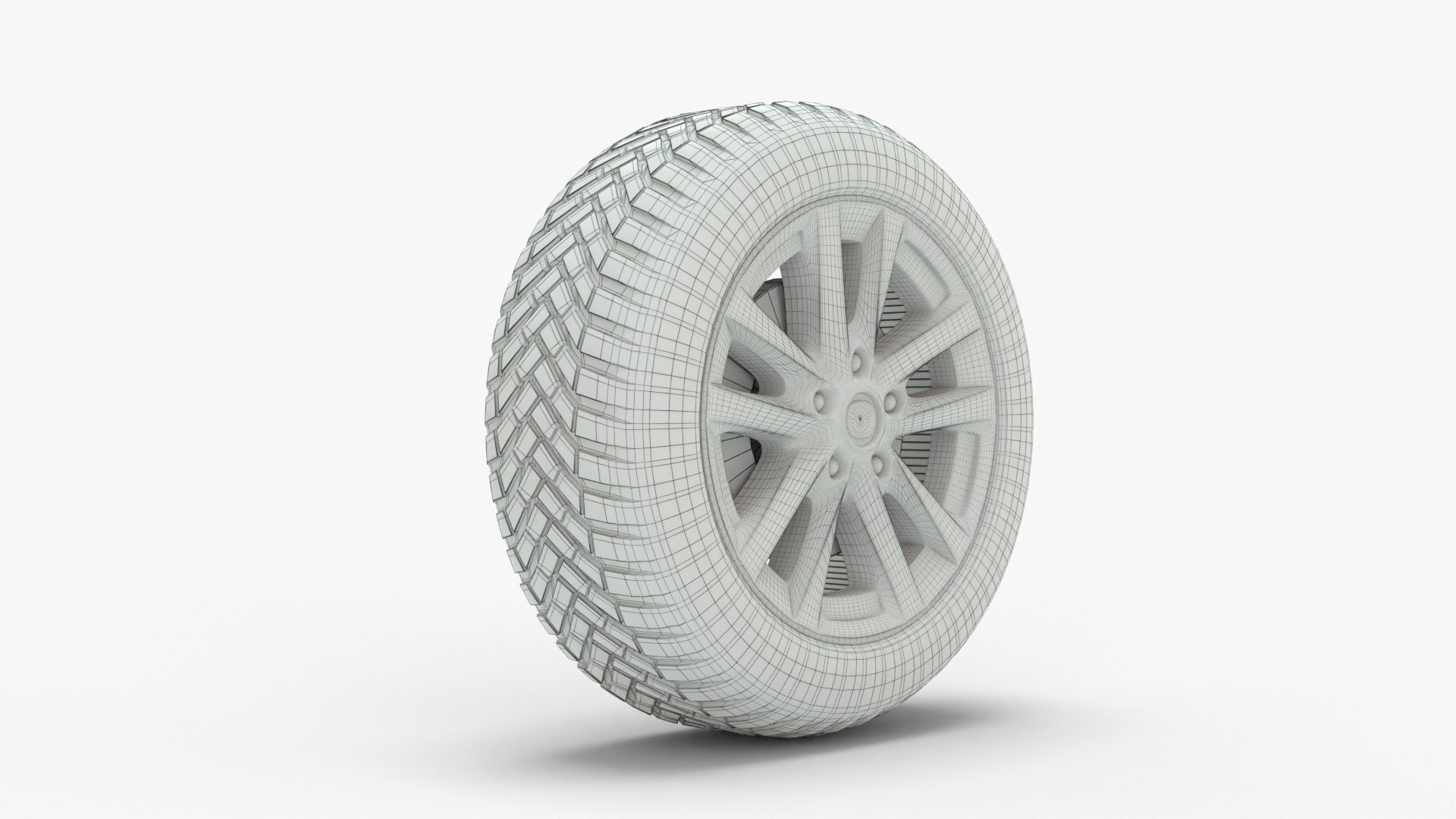 Car Mazda Wheel With Rim 3D Model - TurboSquid 2146012