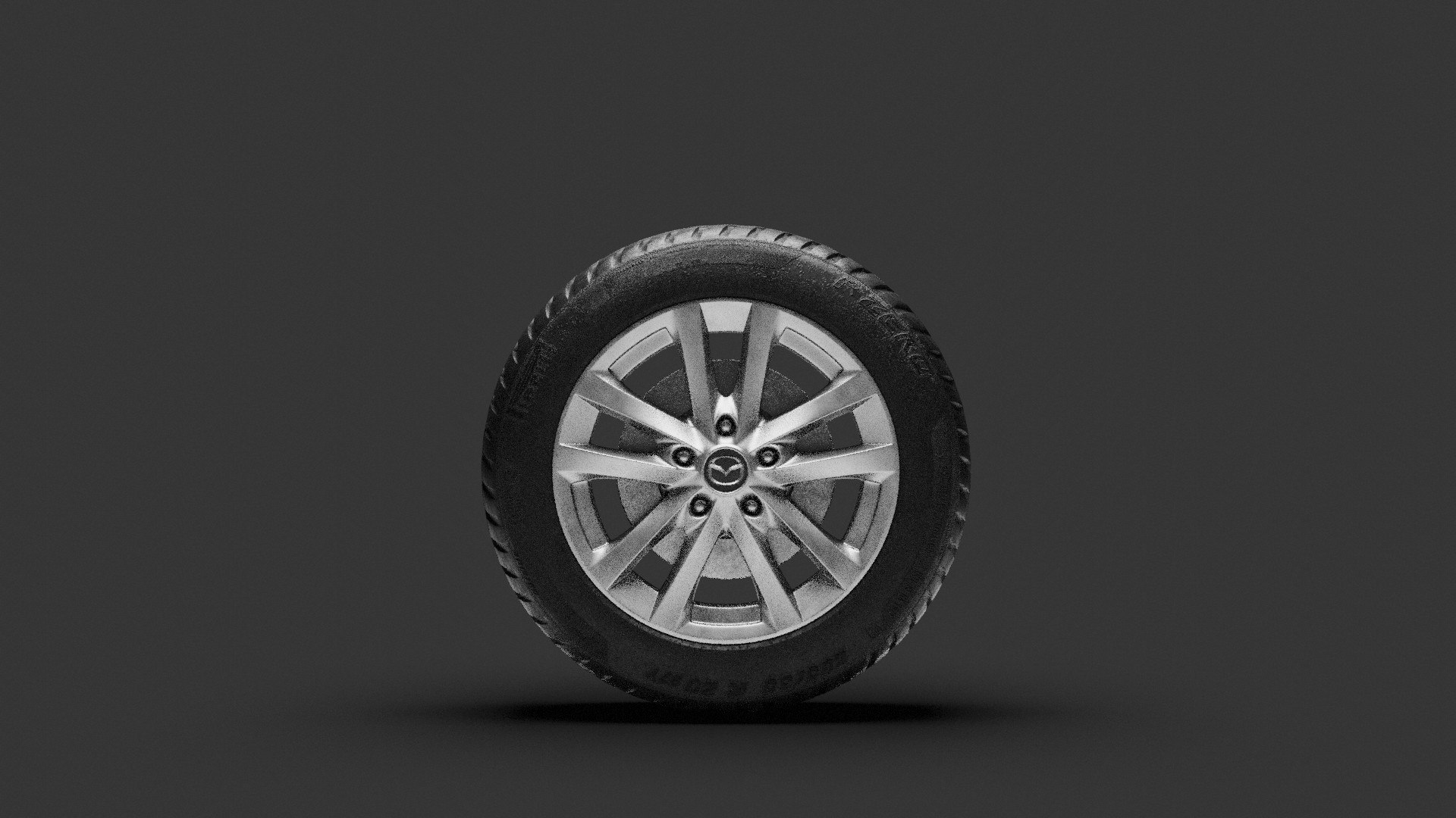 Car Mazda Wheel With Rim 3D Model - TurboSquid 2146012