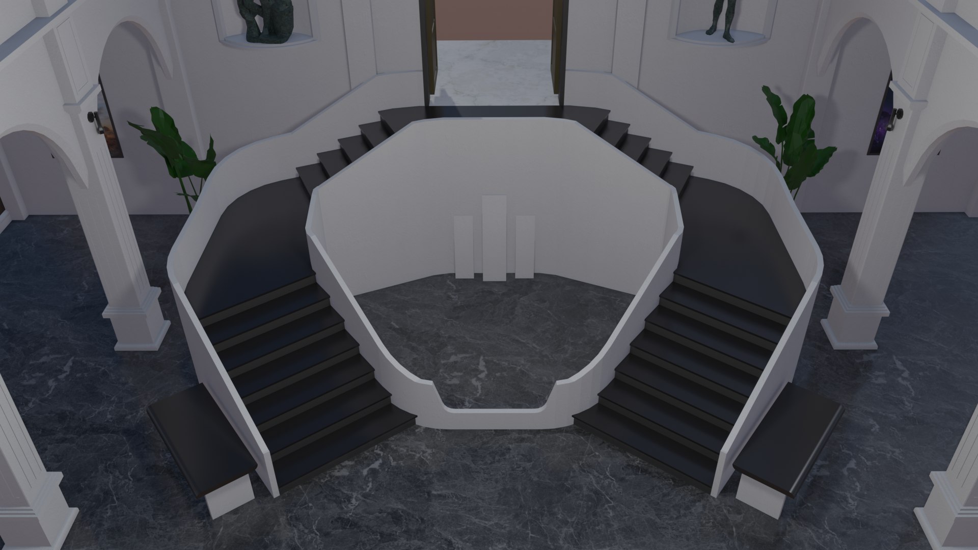 3D Model Metaverse NFT Art Gallery - TurboSquid 1873955