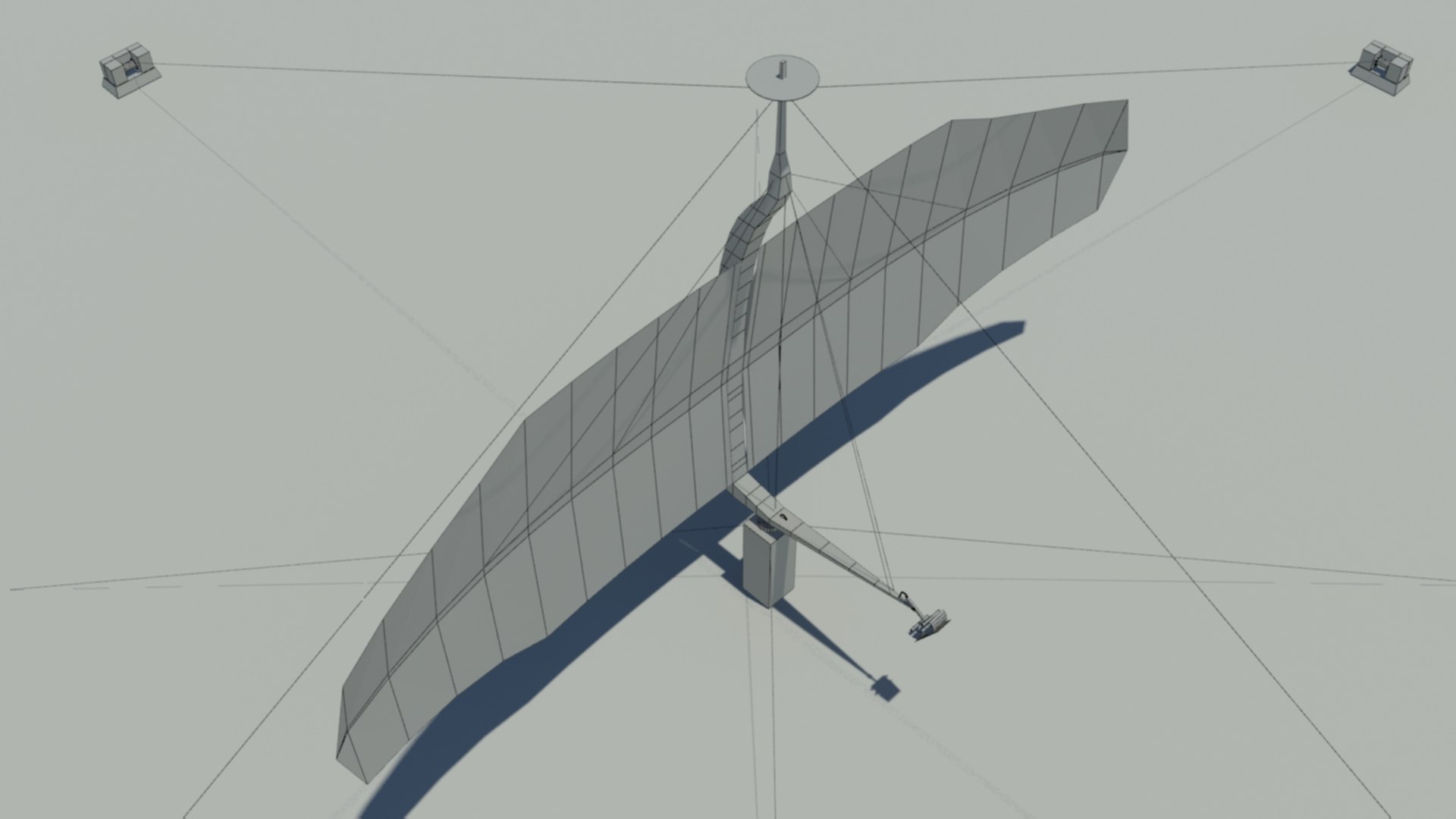 3D model Low Poly P14 Tall King Radar - TurboSquid 1716405