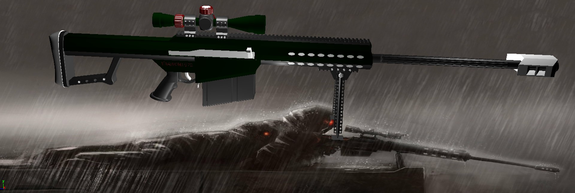 Barrett m82a1 3D model - TurboSquid 1178139