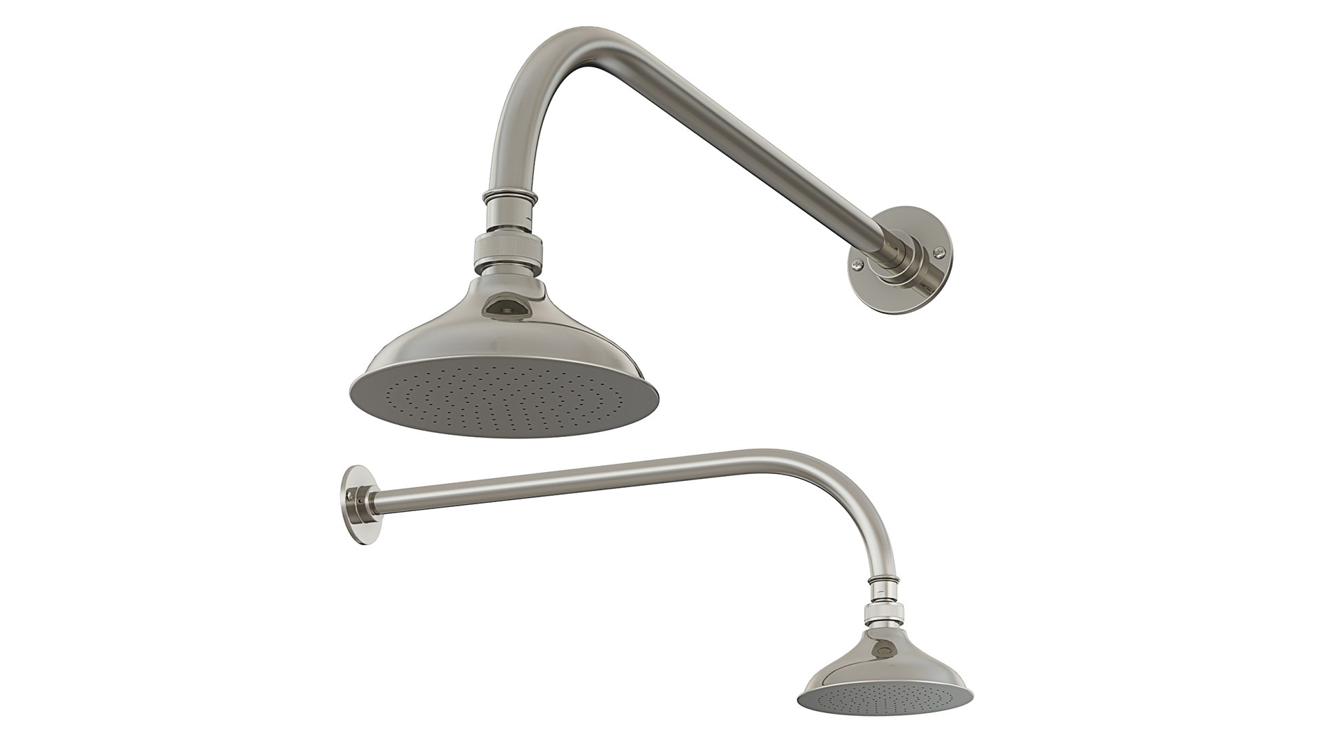 Waterworks Easton Shower Set 3D - TurboSquid 2206302