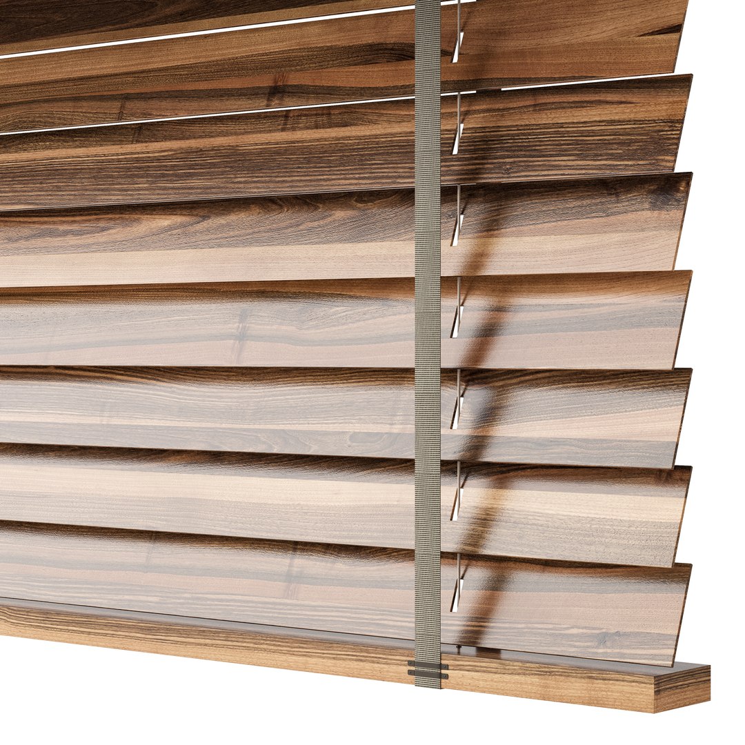 3D Wooden Blinds Set 12 - TurboSquid 2088503