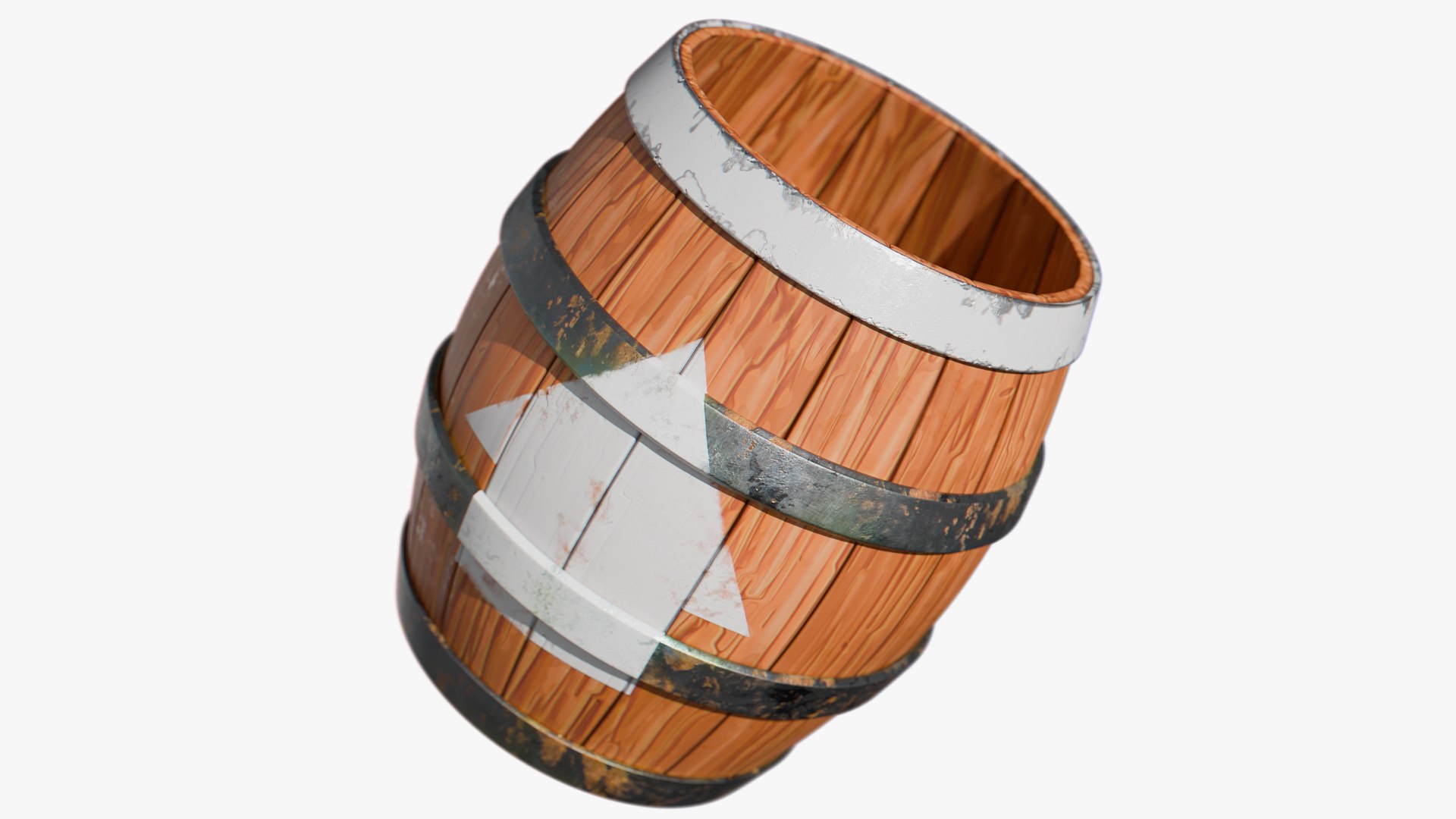 Donkey Kong Cannon Barrel 3D Model - TurboSquid 2357286