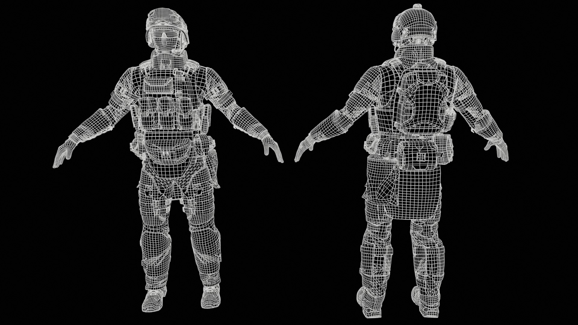 Modern Heavy Soldier 3D Model - TurboSquid 2358138