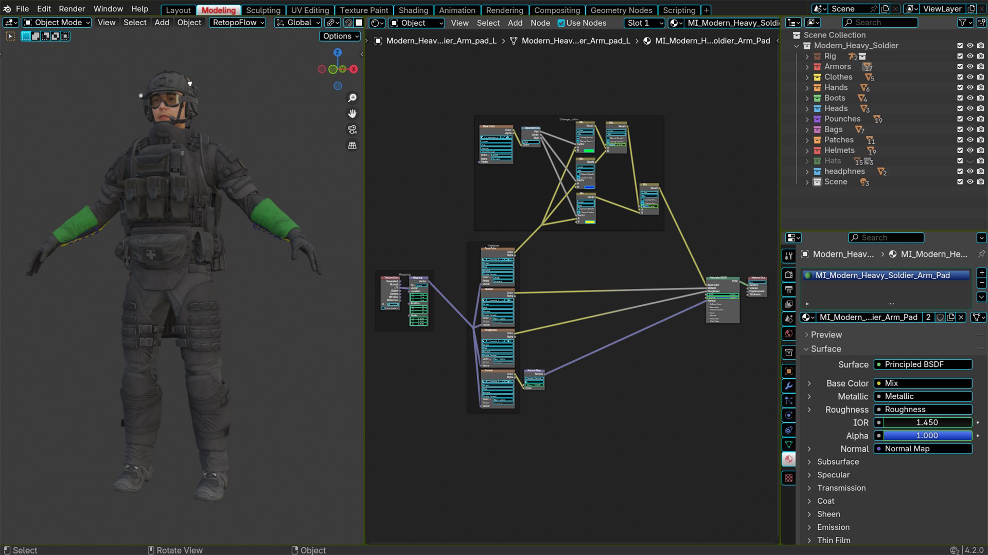 Modern Heavy Soldier 3D Model - TurboSquid 2358138
