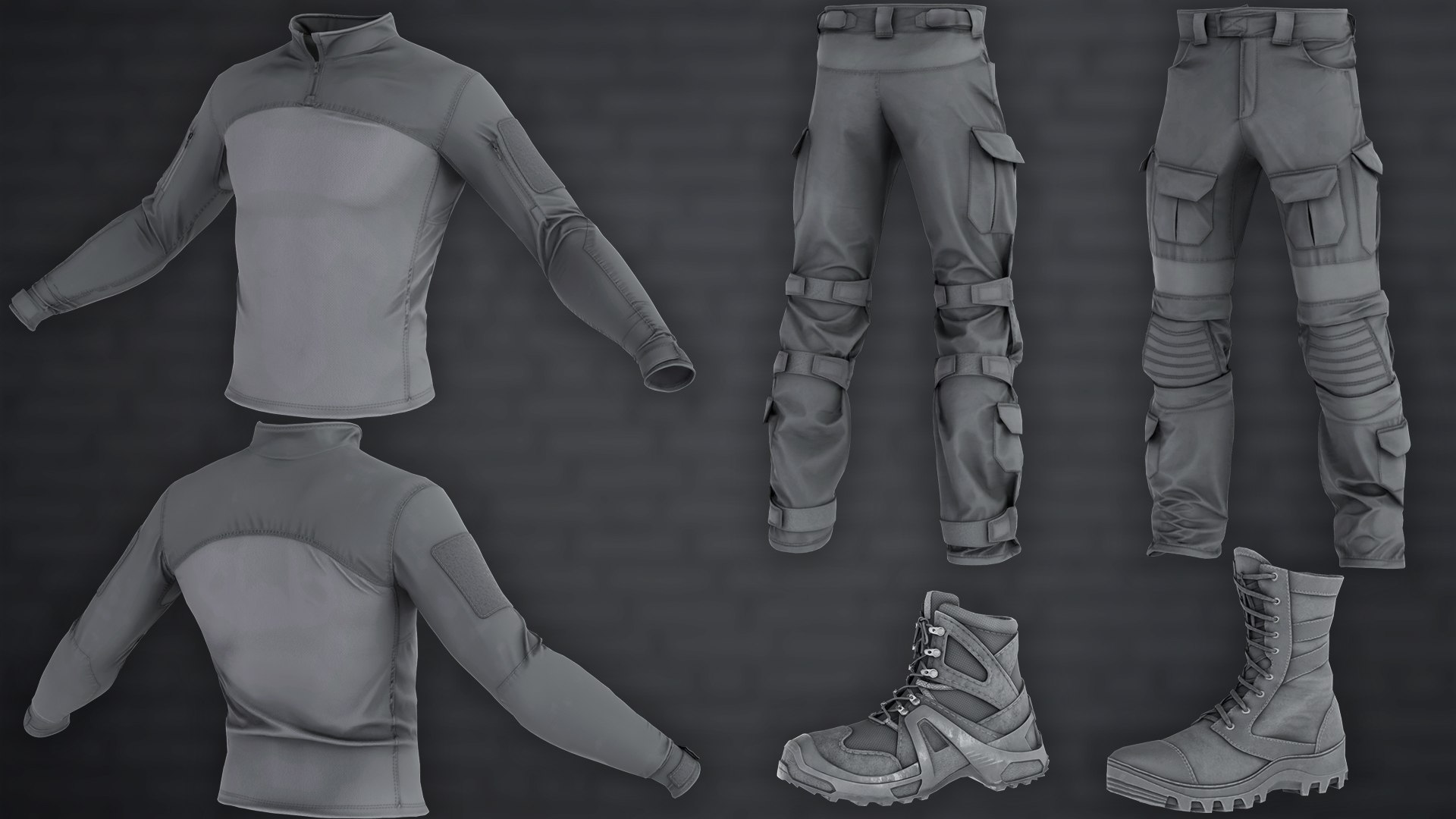 Modern Heavy Soldier 3D Model - TurboSquid 2358138
