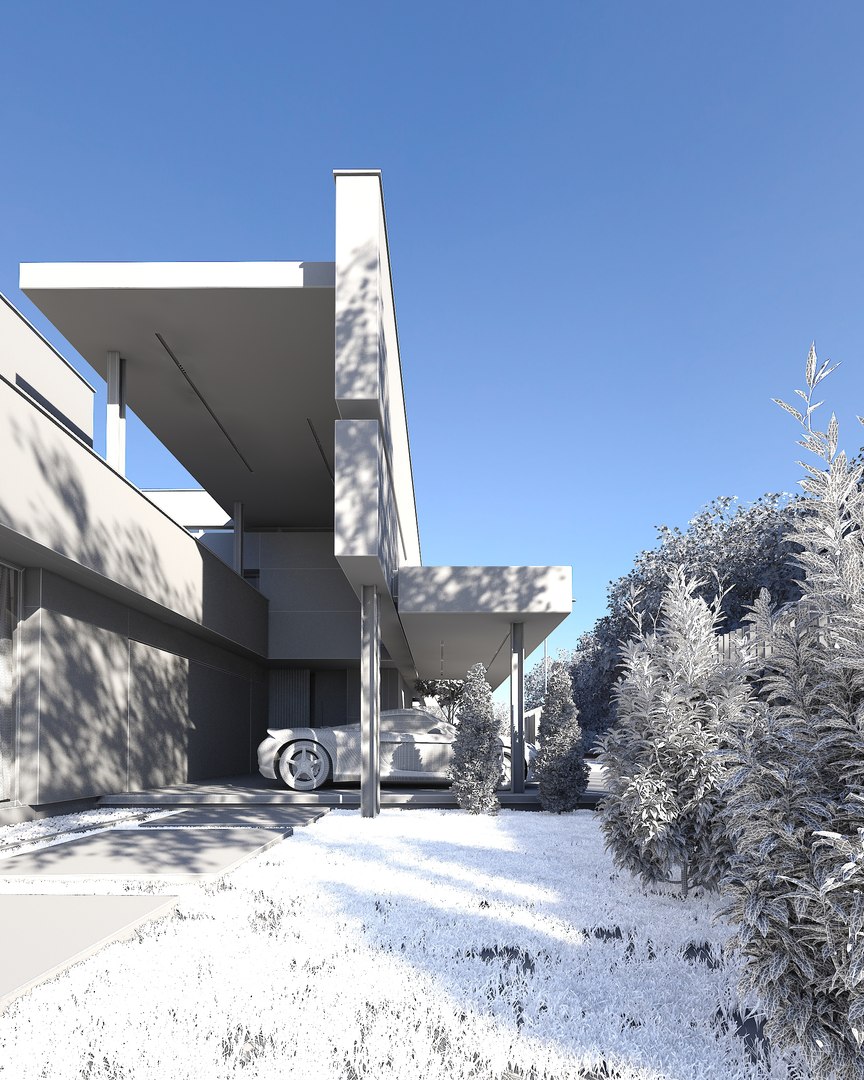 3D Residence 29 Exterior Scene 3D Model Model - TurboSquid 1891443