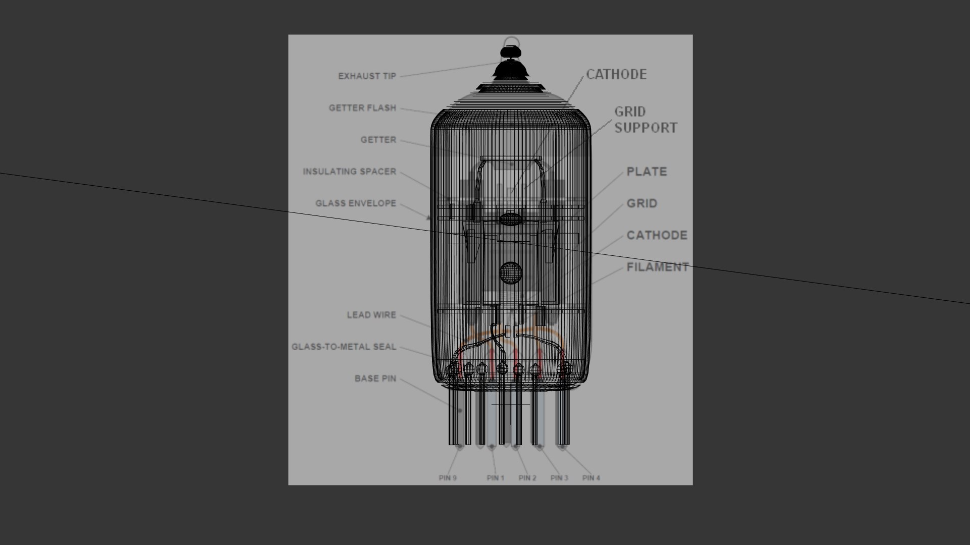 3D Model 12ax7 Tube - TurboSquid 1175208