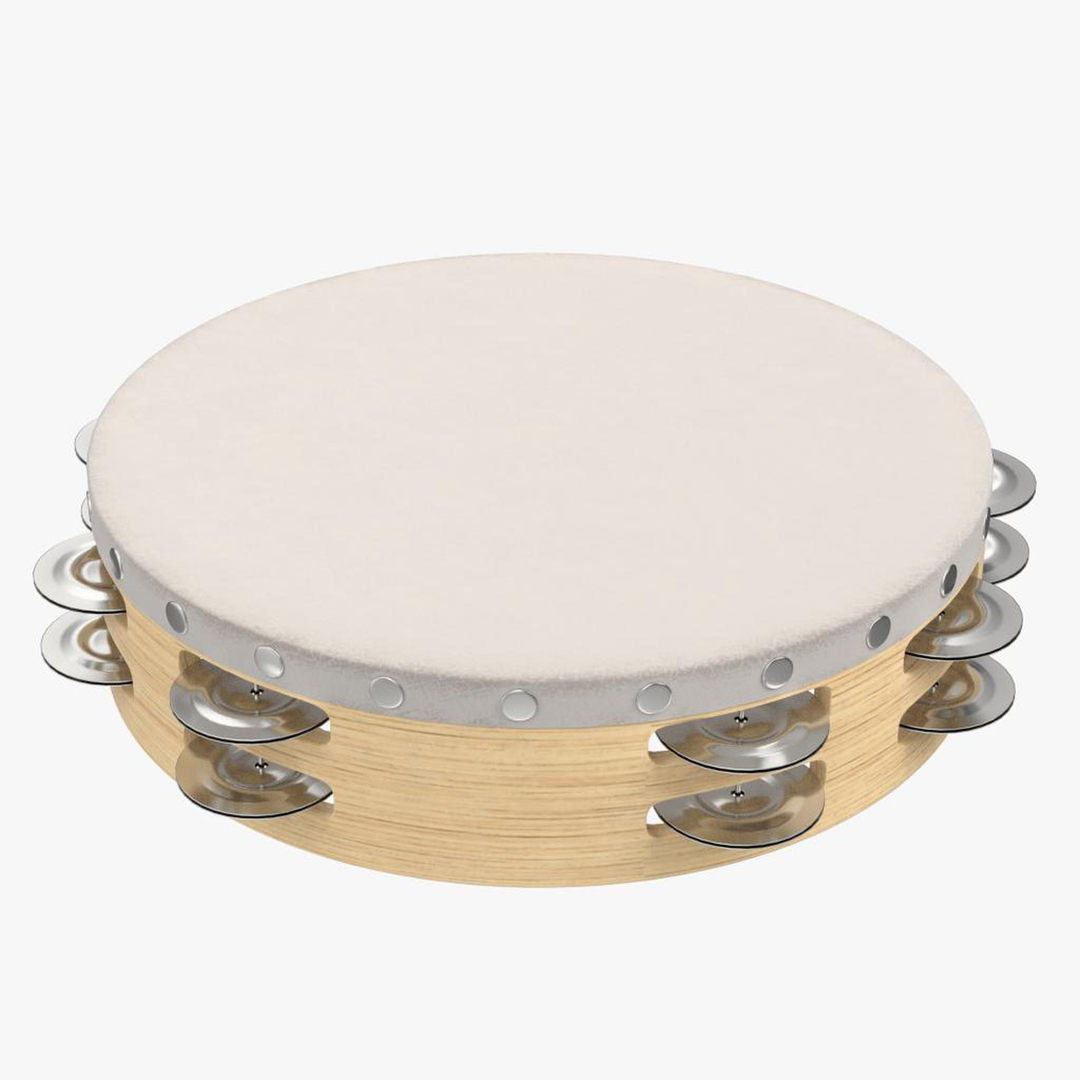 3D Tambourine Ready - TurboSquid 1350563