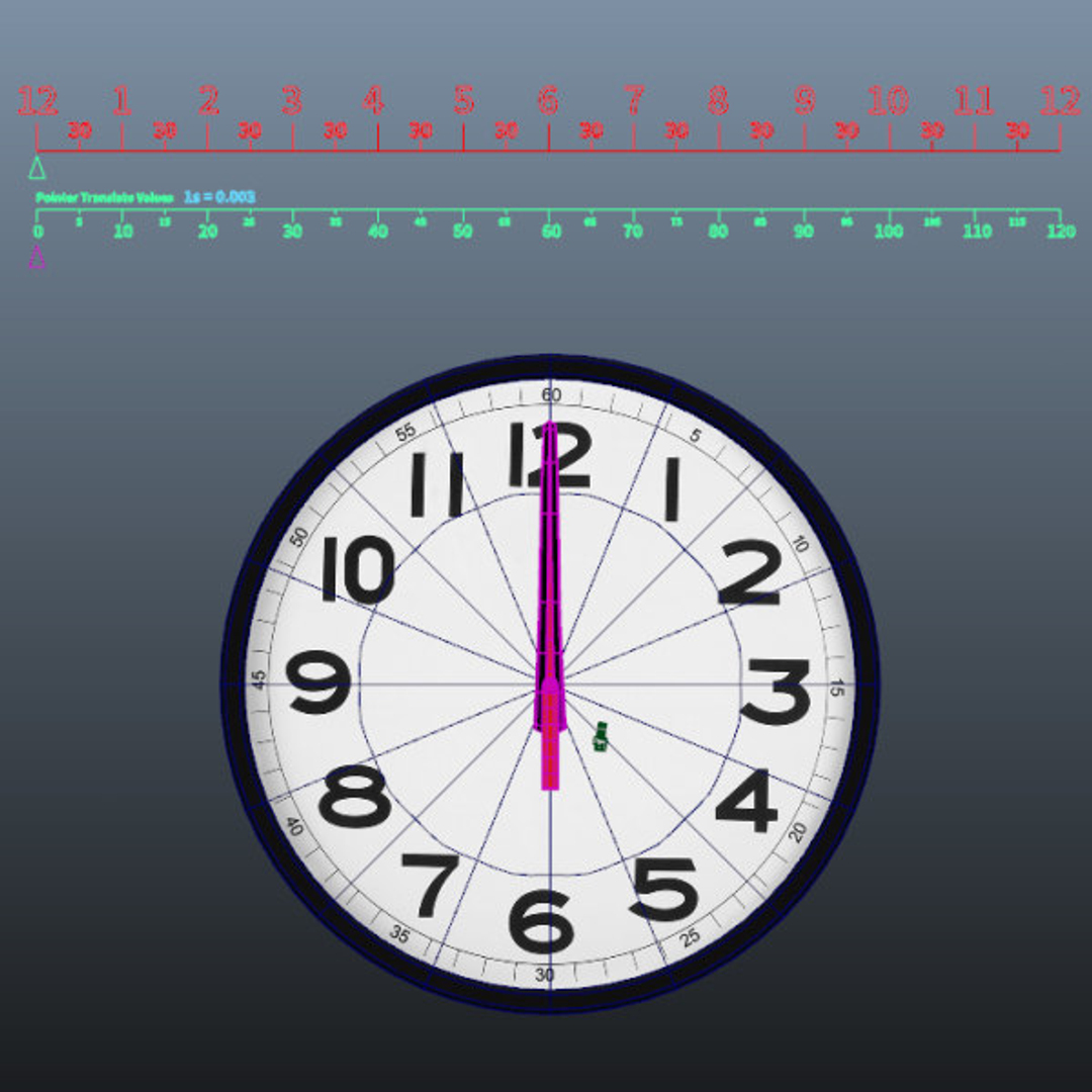 Clock 3d Model
