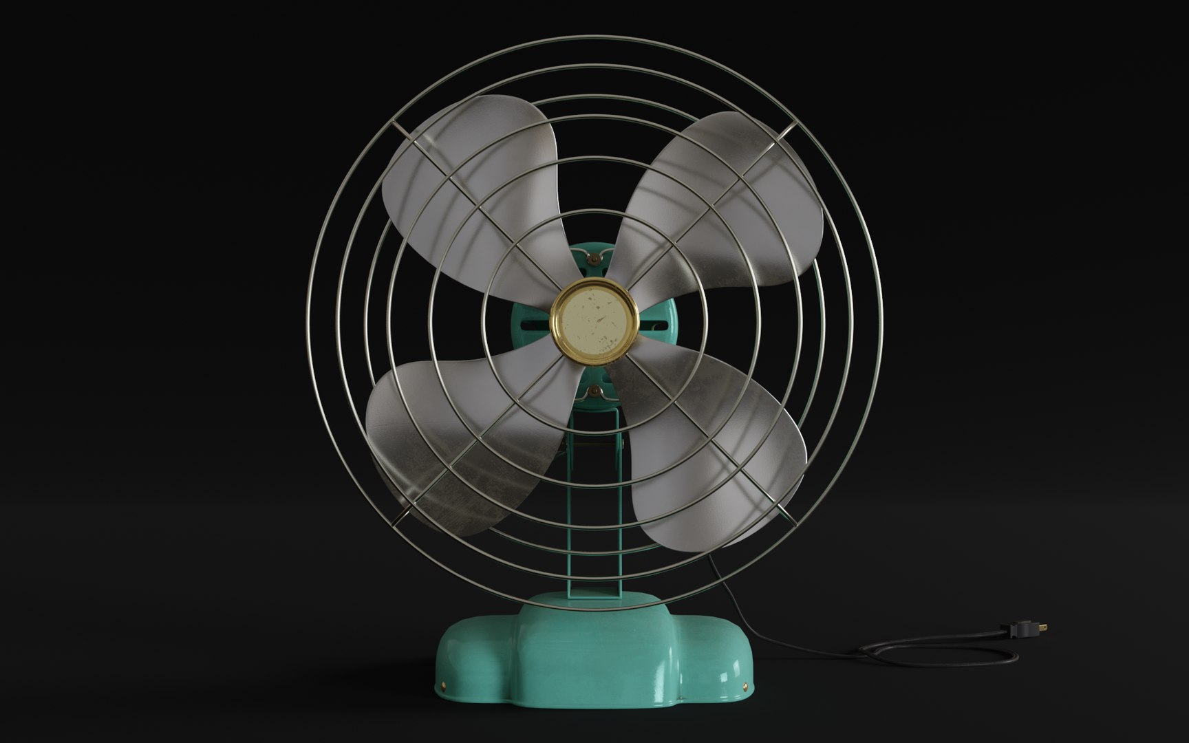 Old Electric Fan 3d Model 3D model - TurboSquid 2155141