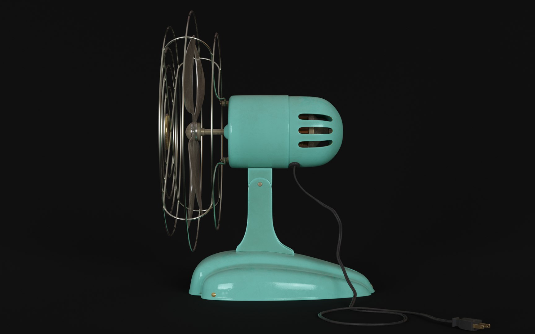 Old Electric Fan 3d Model 3D model - TurboSquid 2155141