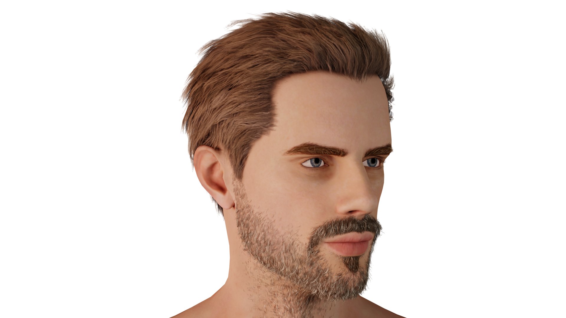 Realistic Male Character Model - TurboSquid 2030044